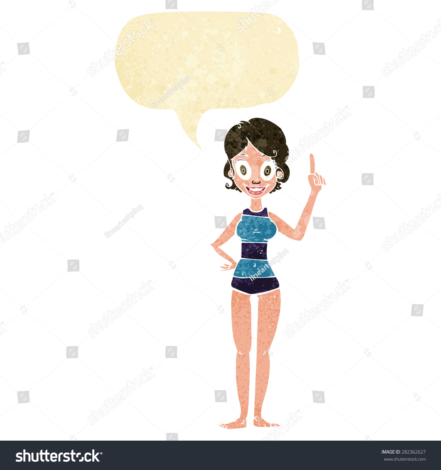 Cartoon Swimmer Stock Vector (Royalty Free) 282362627 | Shutterstock
