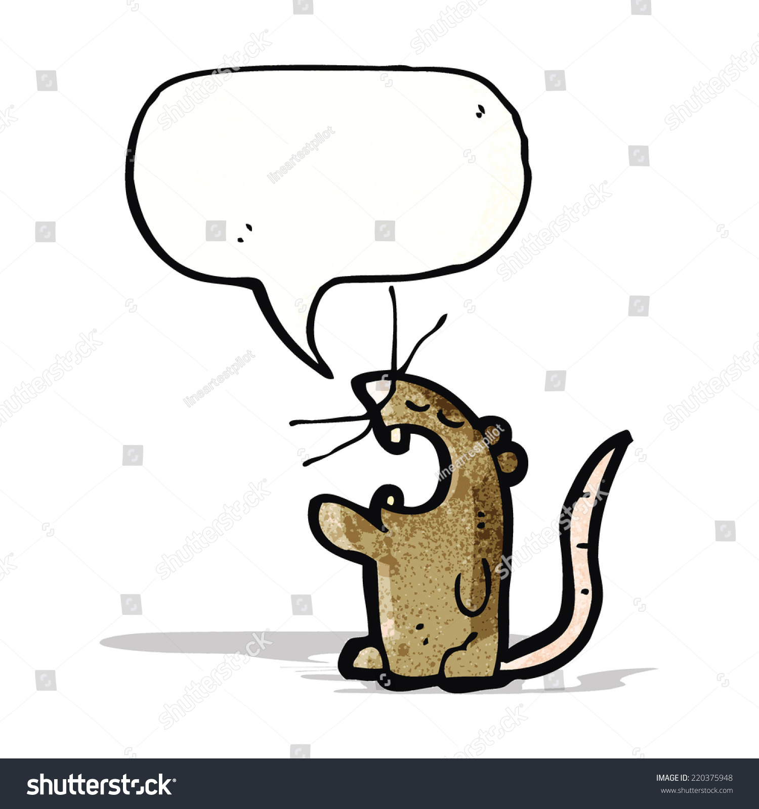 Cartoon Talking Mouse: เวกเตอร์สต็อก (ปลอดค่าลิขสิทธิ์) 220375948 ...