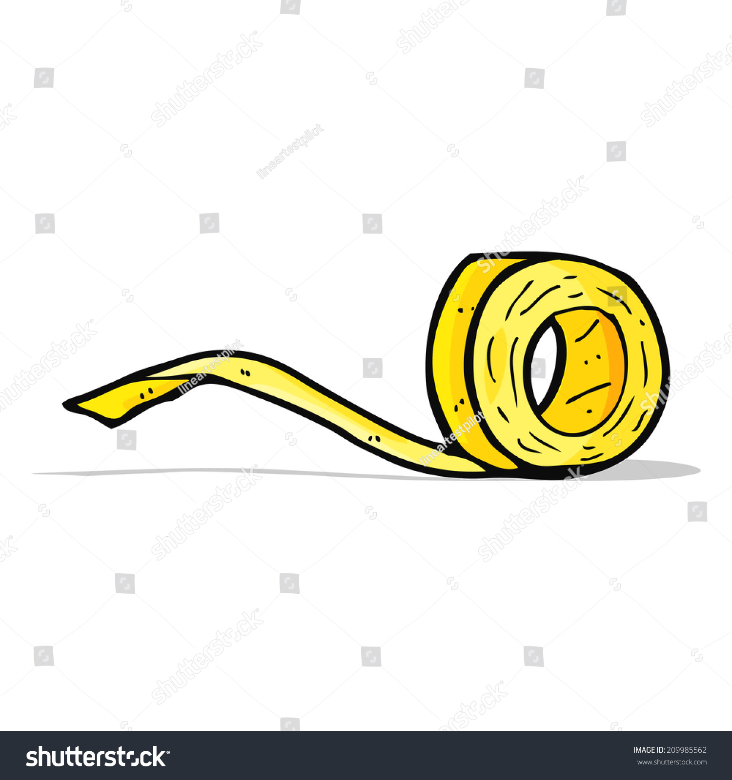 Cartoon Tape Stock Vector (Royalty Free) 209985562 | Shutterstock