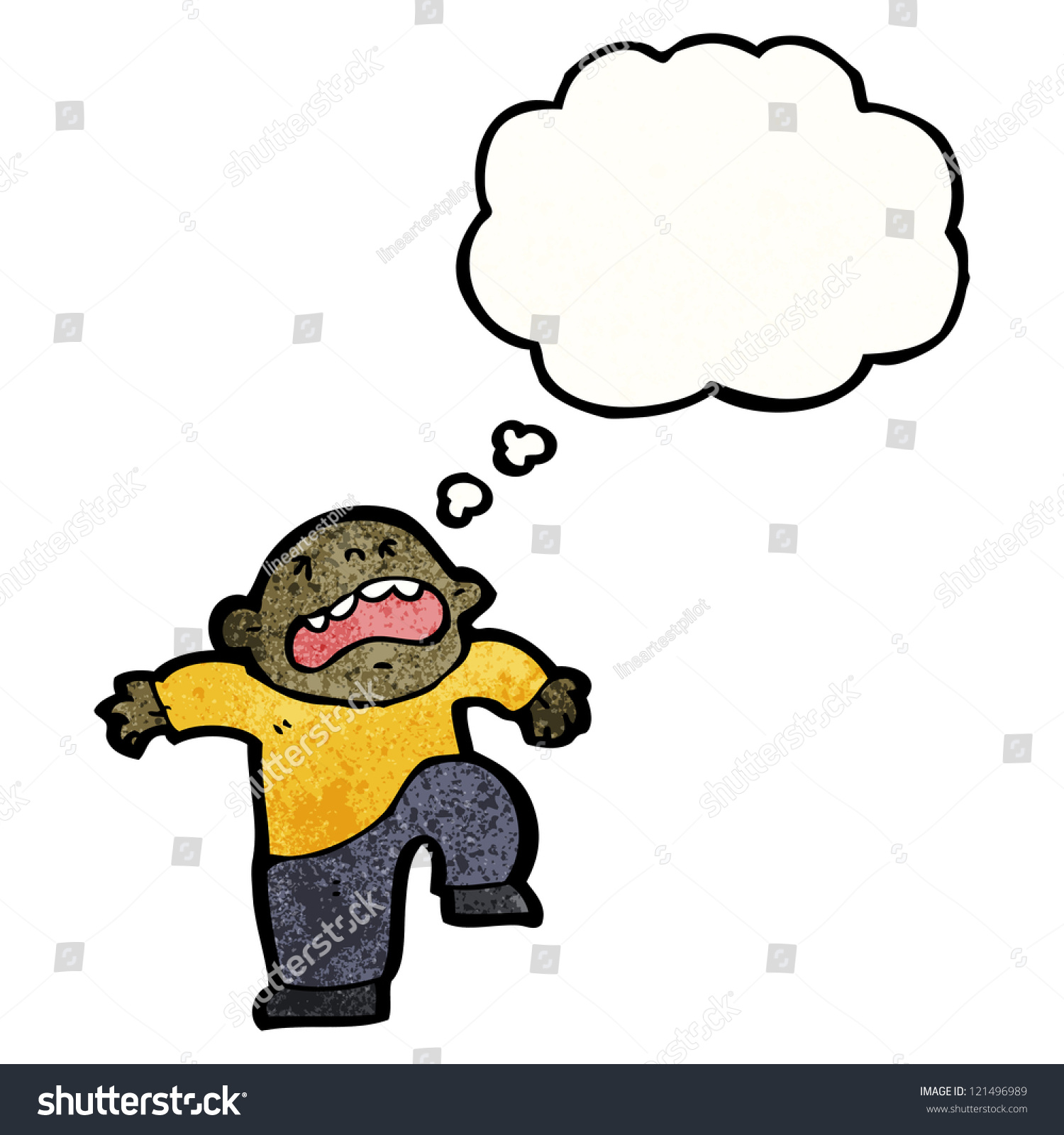 Cartoon Temper Tantrum Stock Vector (Royalty Free) 121496989