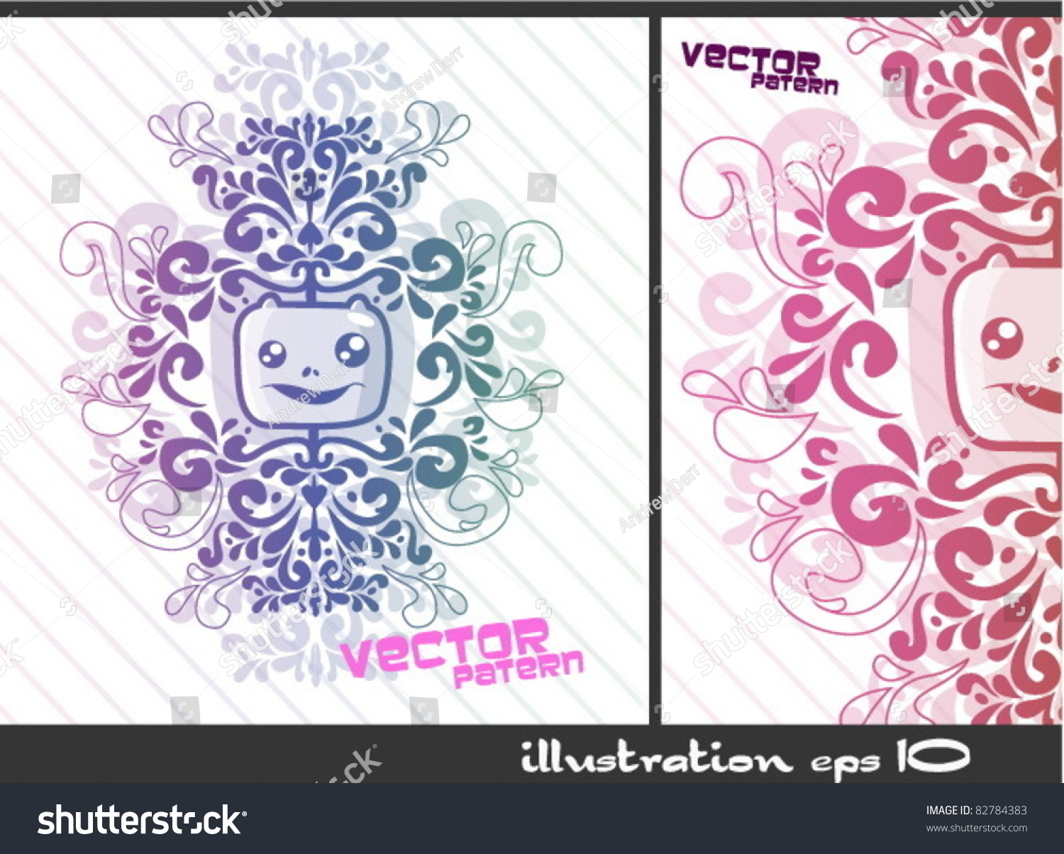 Cartoon Template Vector Illustration Stock Vector (Royalty Free ...