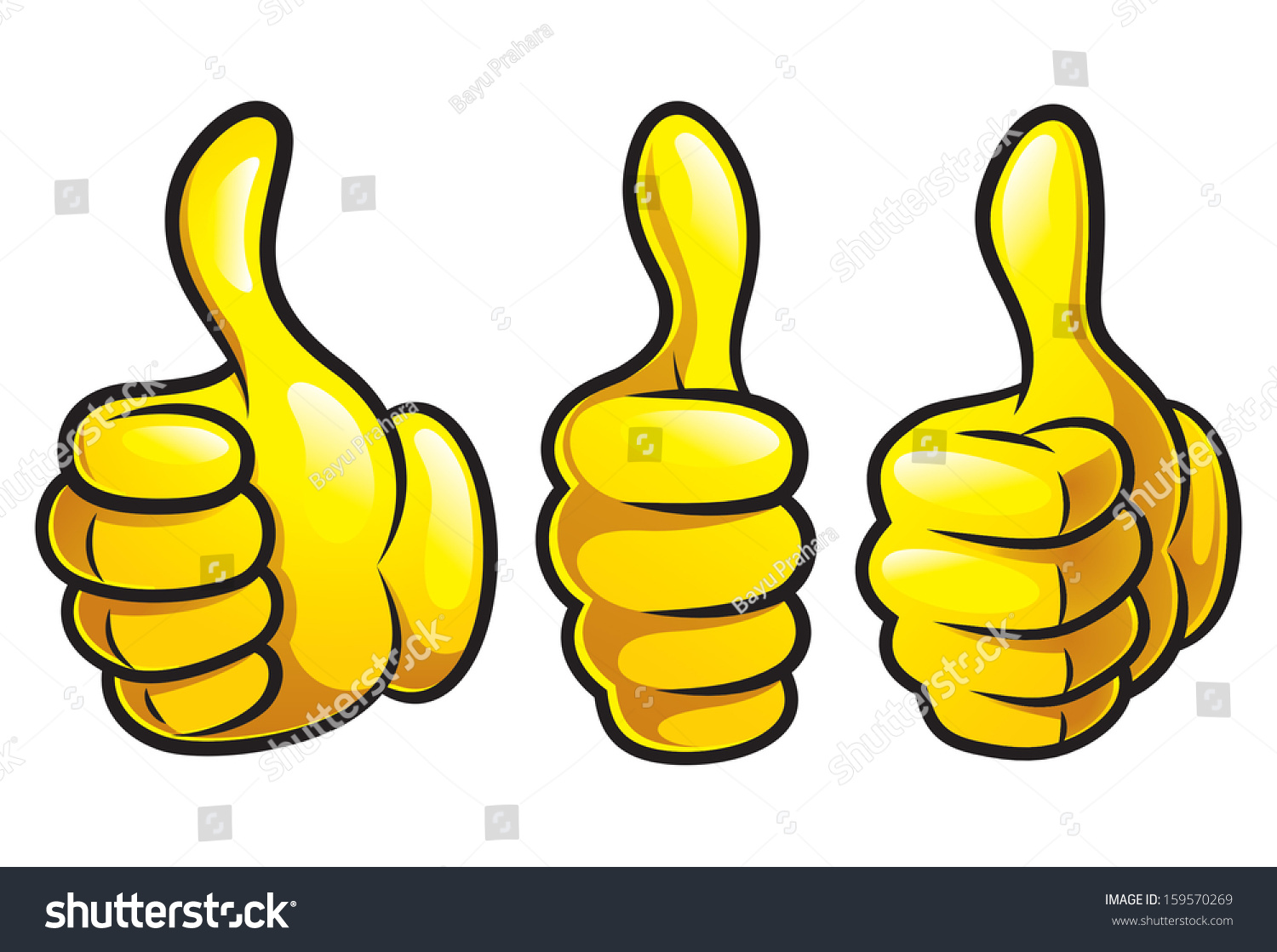 Cartoon Thumb Stock Vector (Royalty Free) 159570269 | Shutterstock