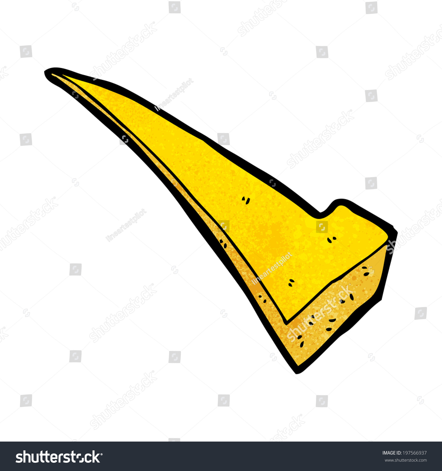Cartoon Tick Symbol Stock Vector (Royalty Free) 197566937