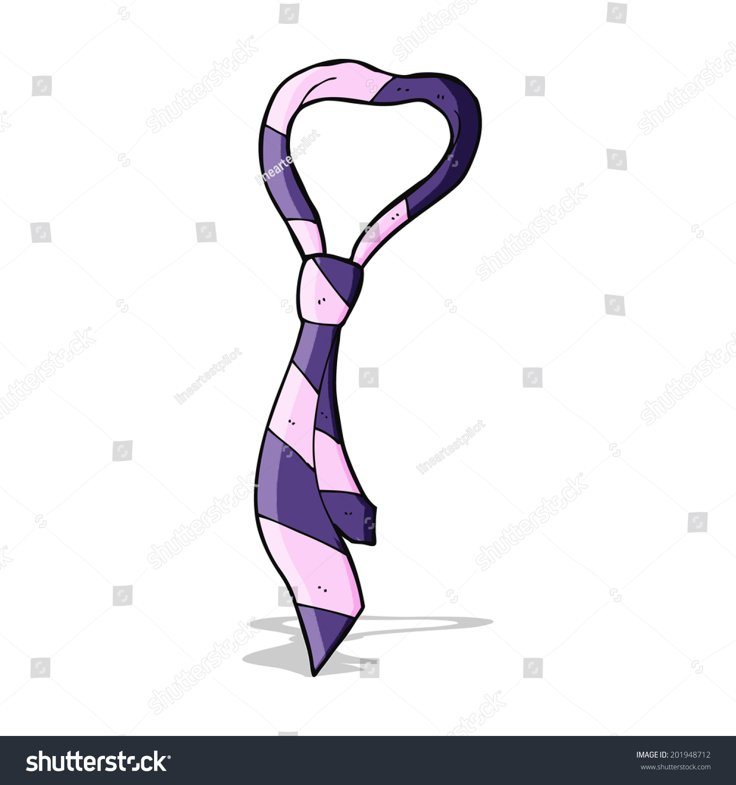 Cartoon Tie Stock Vector (Royalty Free) 201948712 | Shutterstock