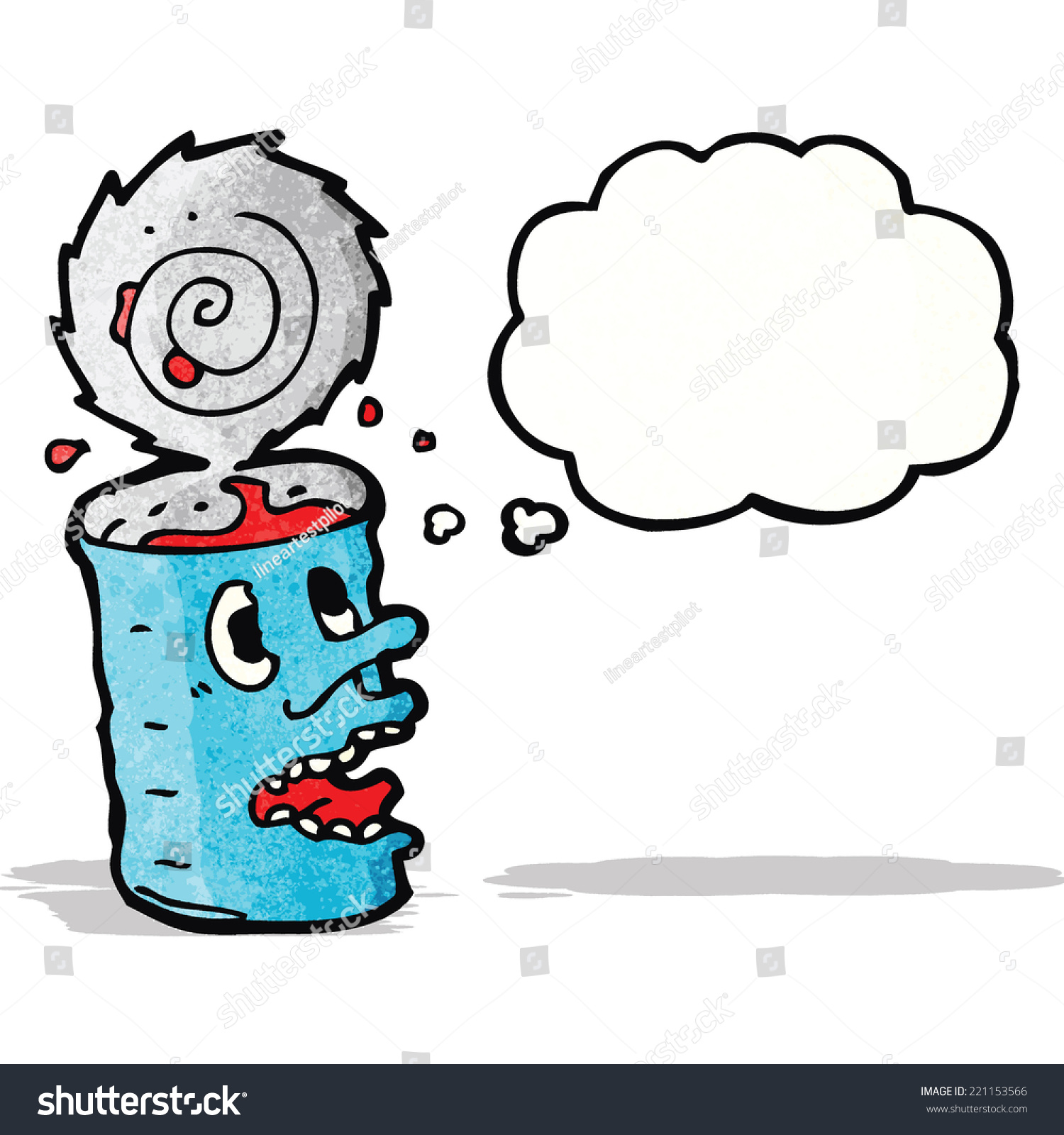 Cartoon Tin Can Stock Vector (Royalty Free) 221153566