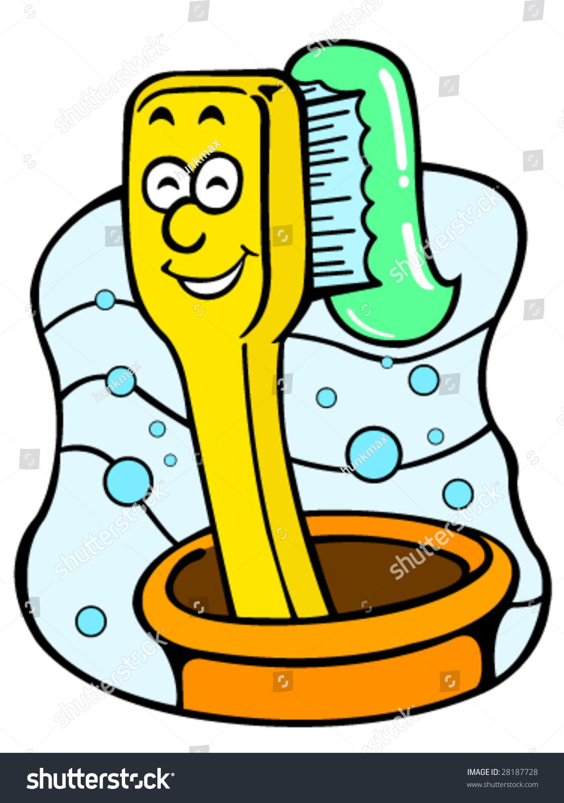 Cartoon Toothbrush Stock Vector (Royalty Free) 28187728 | Shutterstock