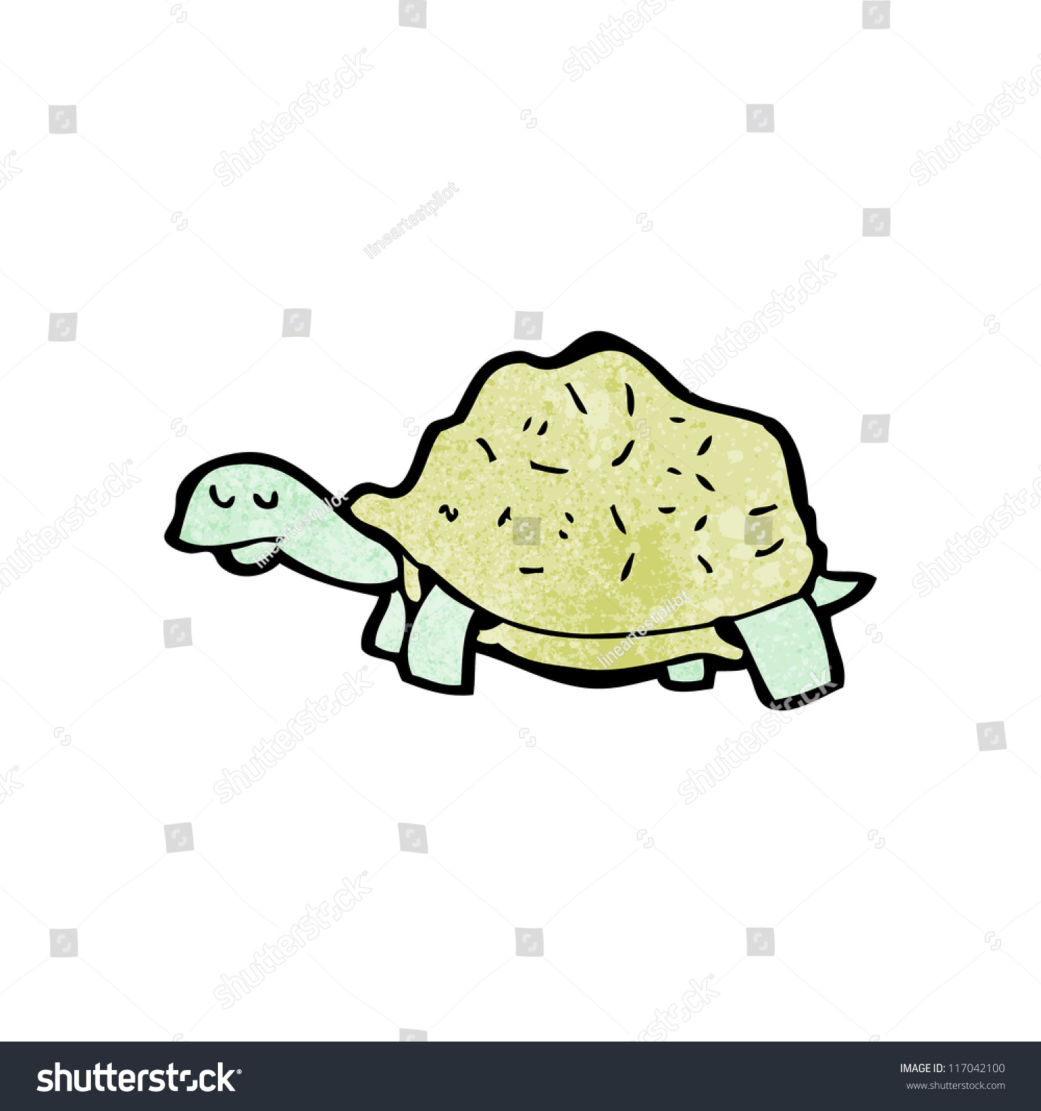Cartoon Tortoise Stock Vector (Royalty Free) 117042100 | Shutterstock