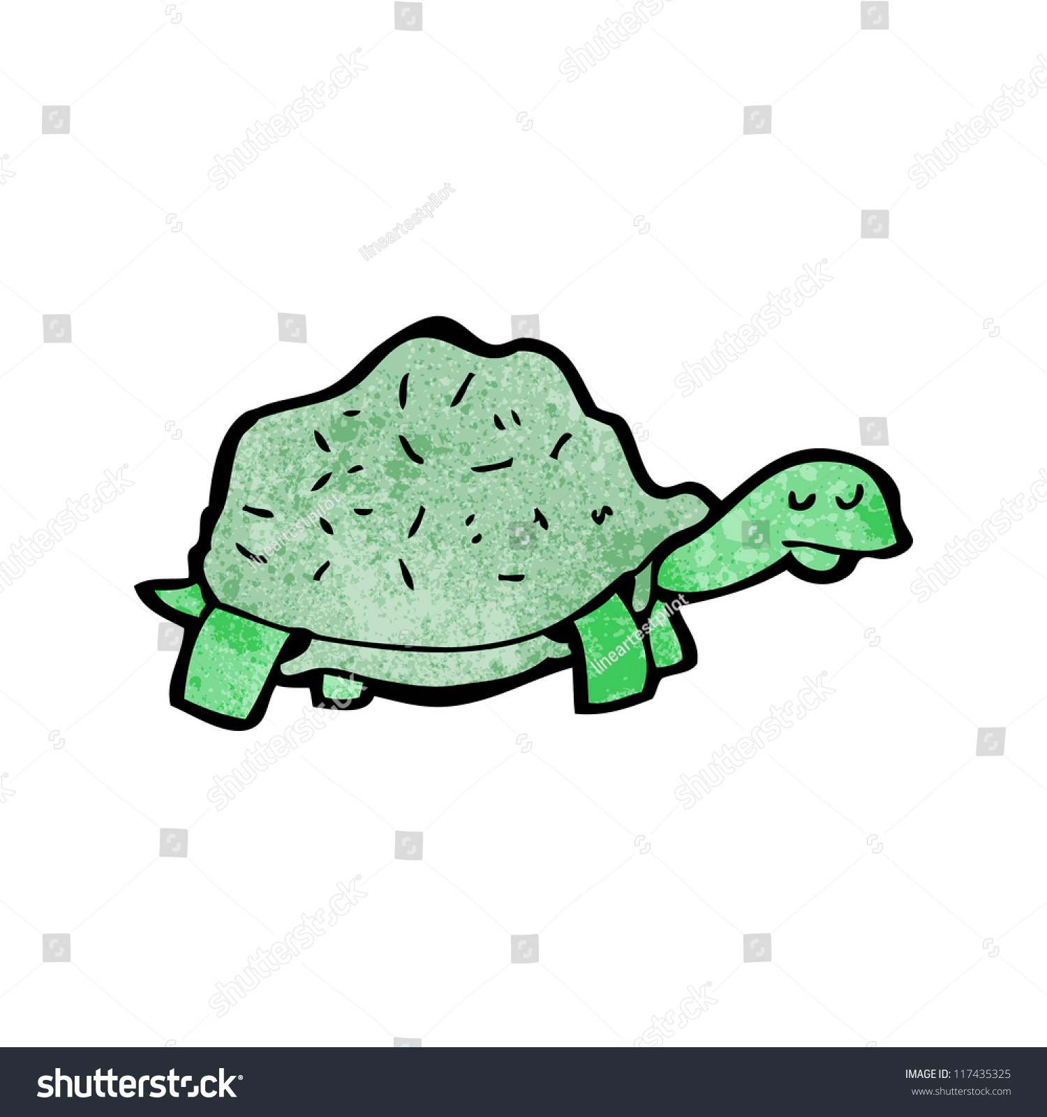 Cartoon Tortoise Stock Vector (Royalty Free) 117435325 | Shutterstock