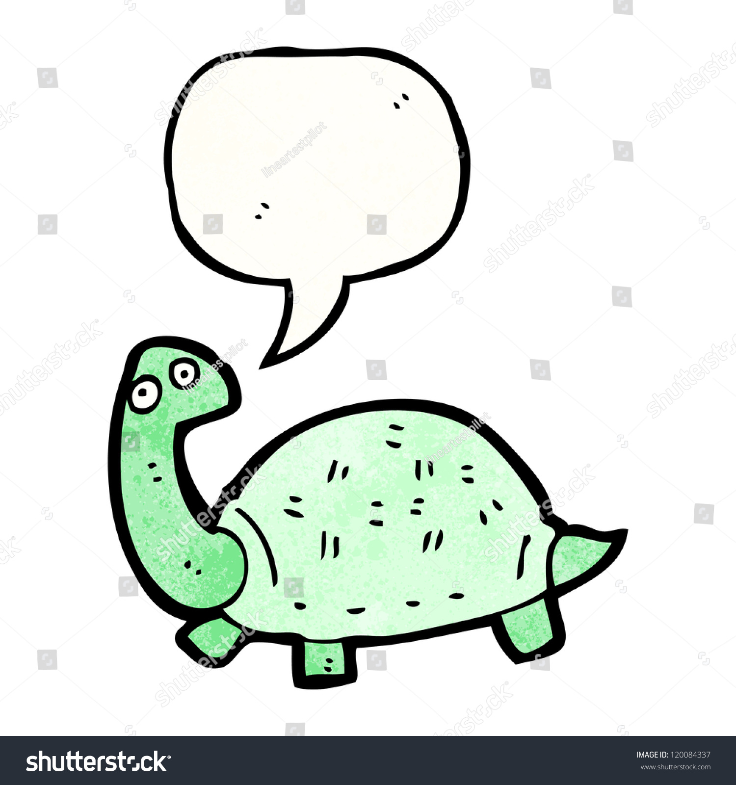 Cartoon Tortoise Stock Vector (Royalty Free) 120084337