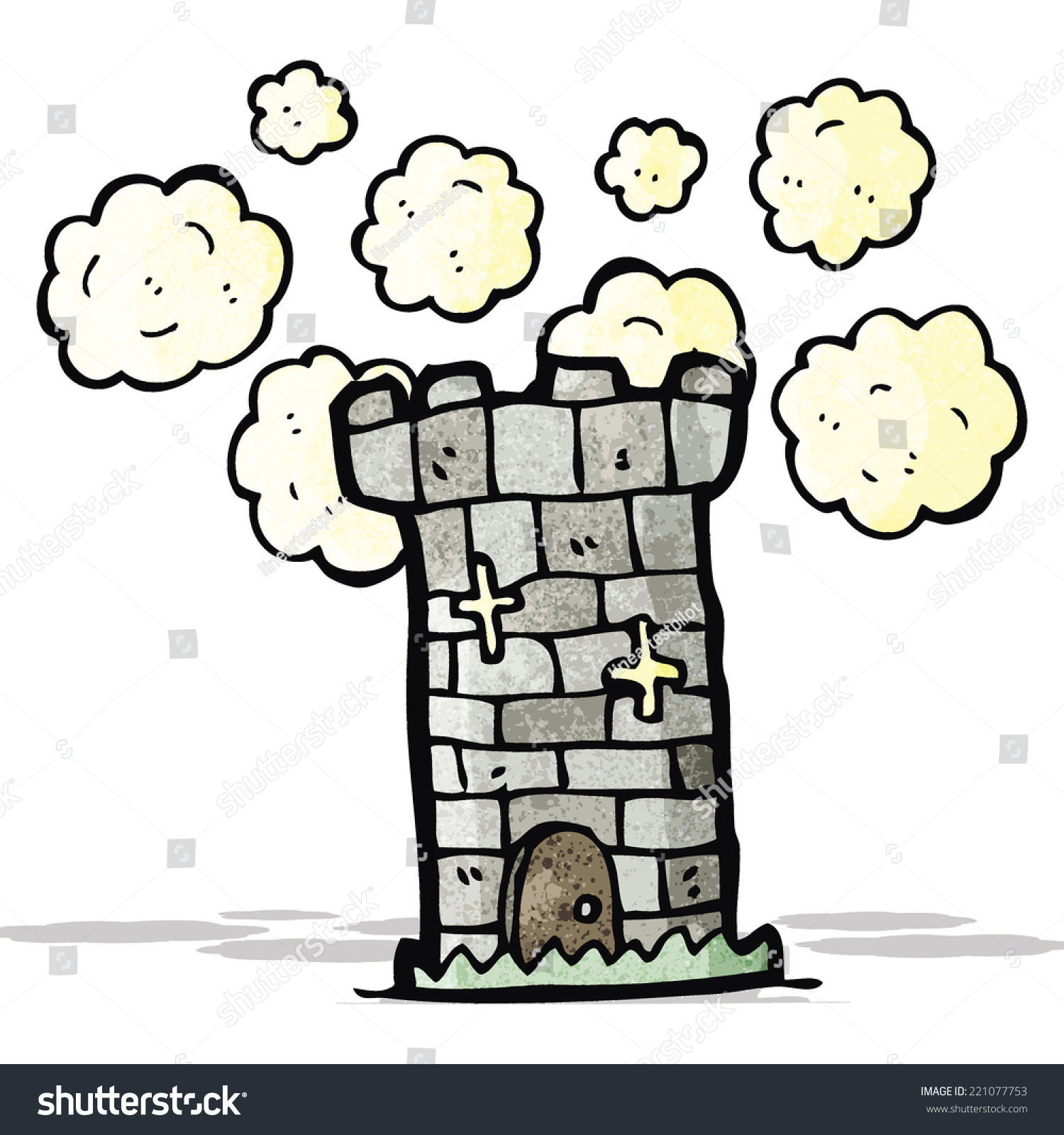 Cartoon Tower Stock Vector (Royalty Free) 221077753