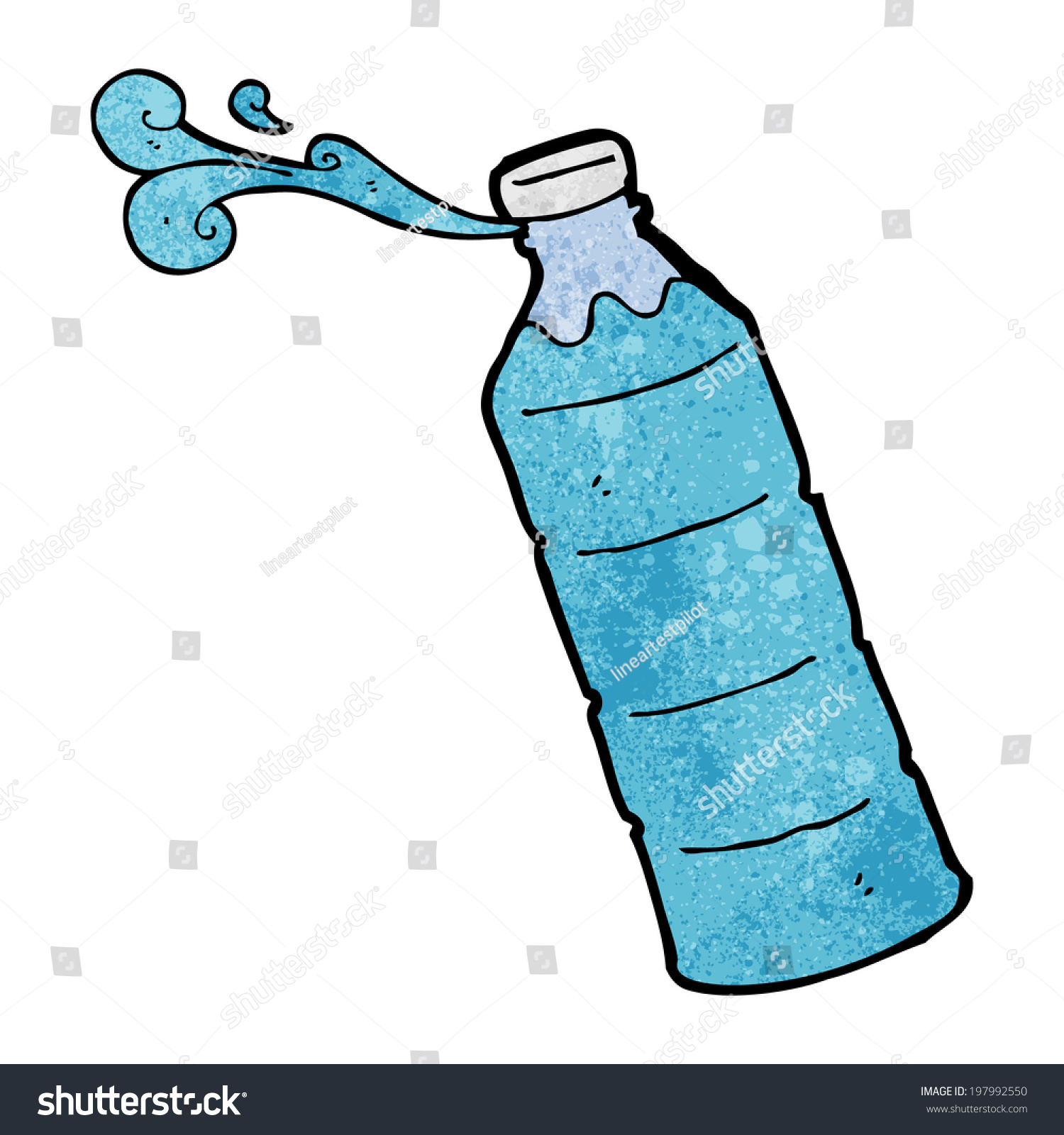 Cartoon Water Bottle เวกเตอร์สต็อก 197992550 - Shutterstock