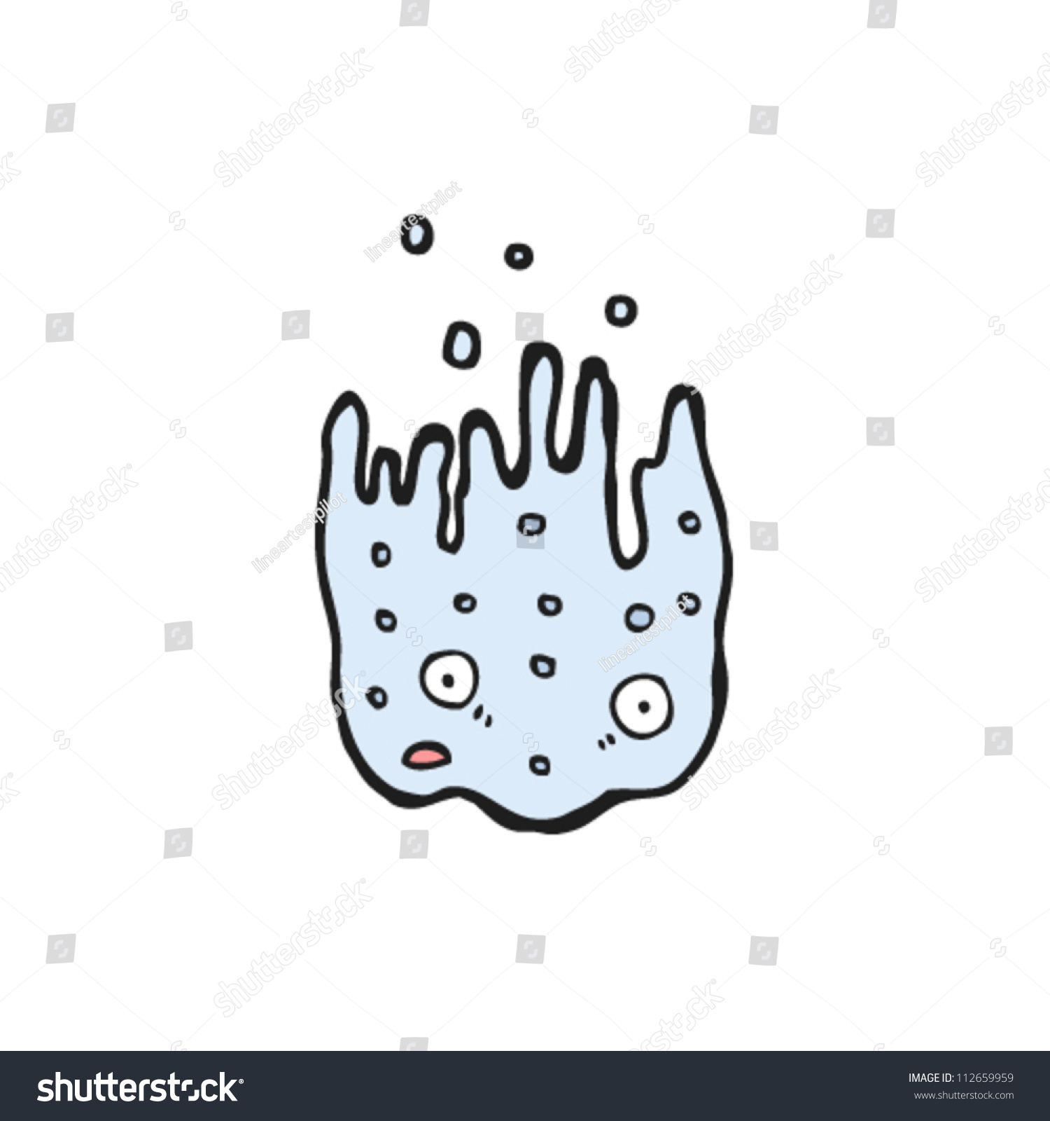 Cartoon Water Splash Character Stock Vector (Royalty Free) 112659959 ...