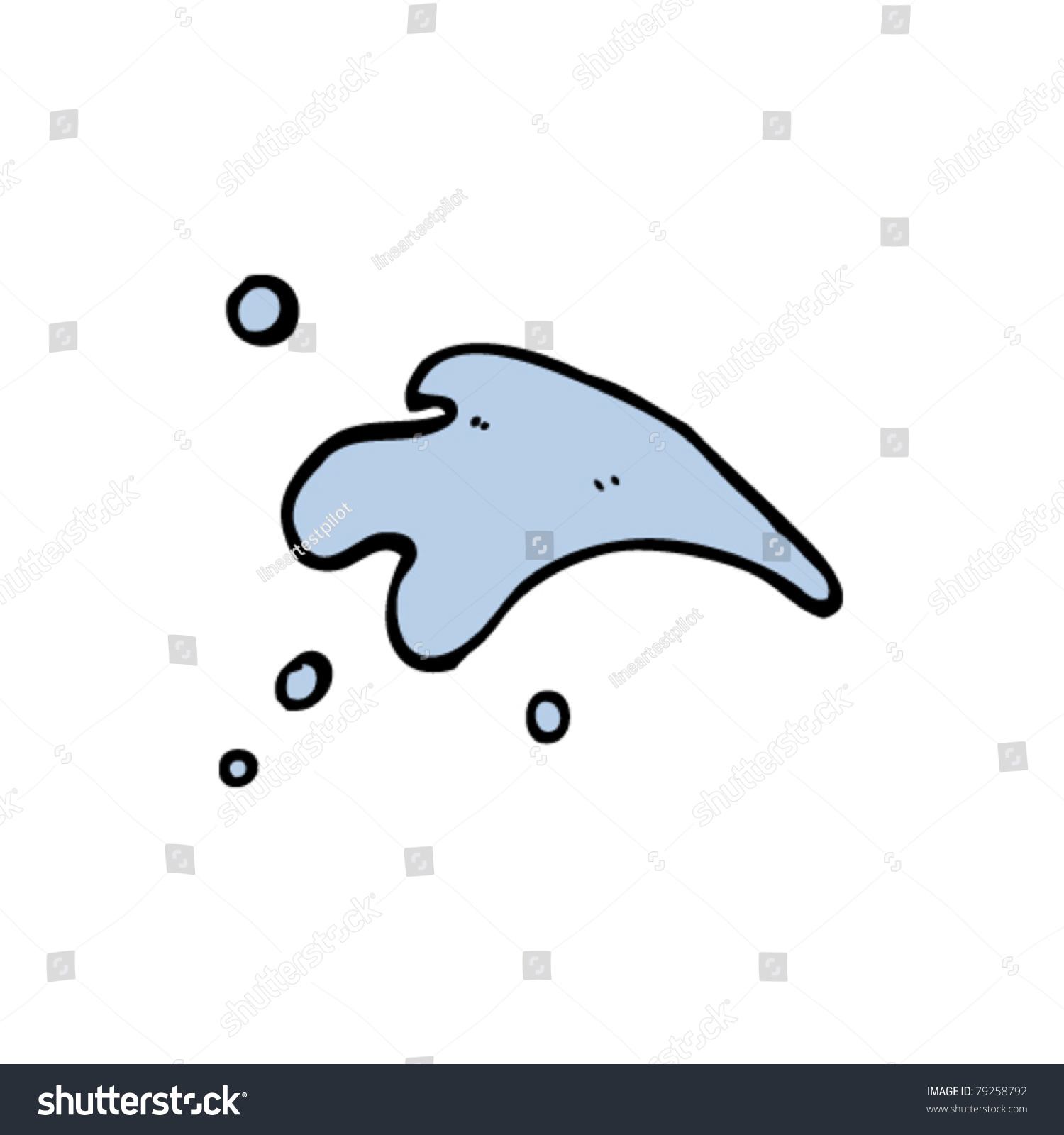 Cartoon Water Spurt Stock Vector (Royalty Free) 79258792 - Shutterstock