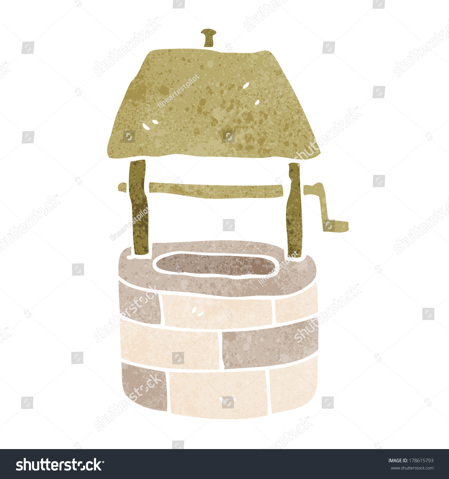 Cartoon Well Stock Vector (Royalty Free) 178615793 | Shutterstock