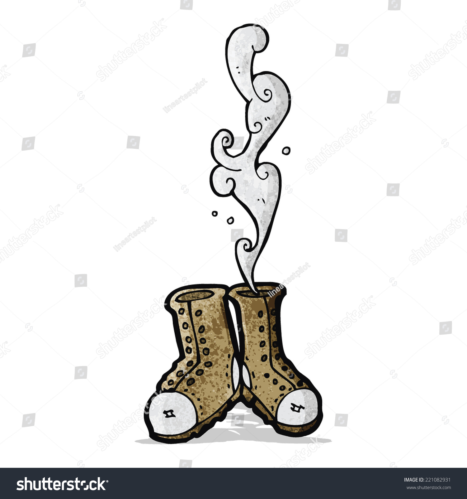 Cartoon Work Boots Stock Vector (Royalty Free) 221082931
