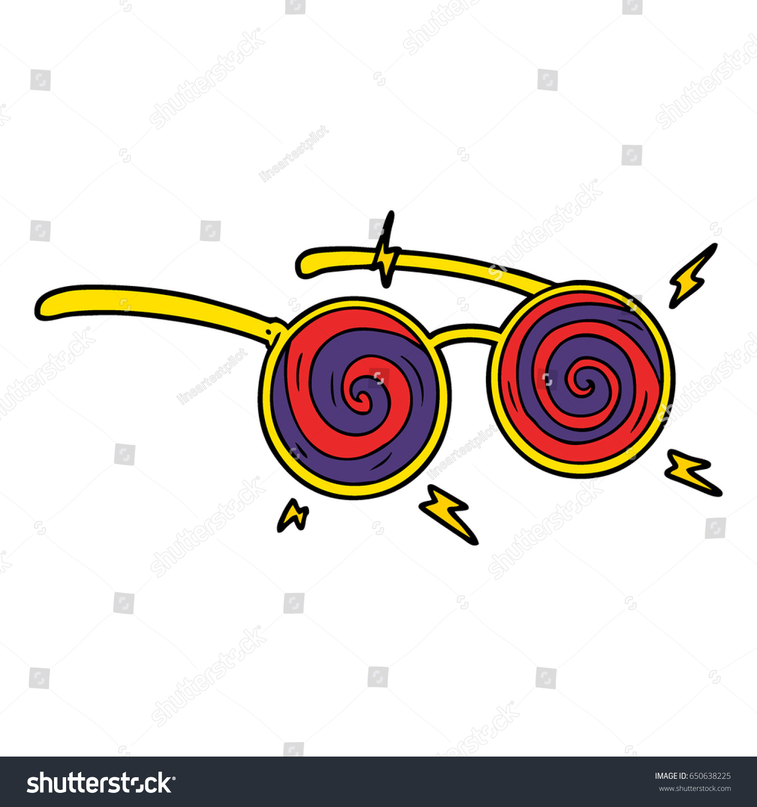 Cartoon Xray Specs Stock Vector (Royalty Free) 650638225 - Shutterstock