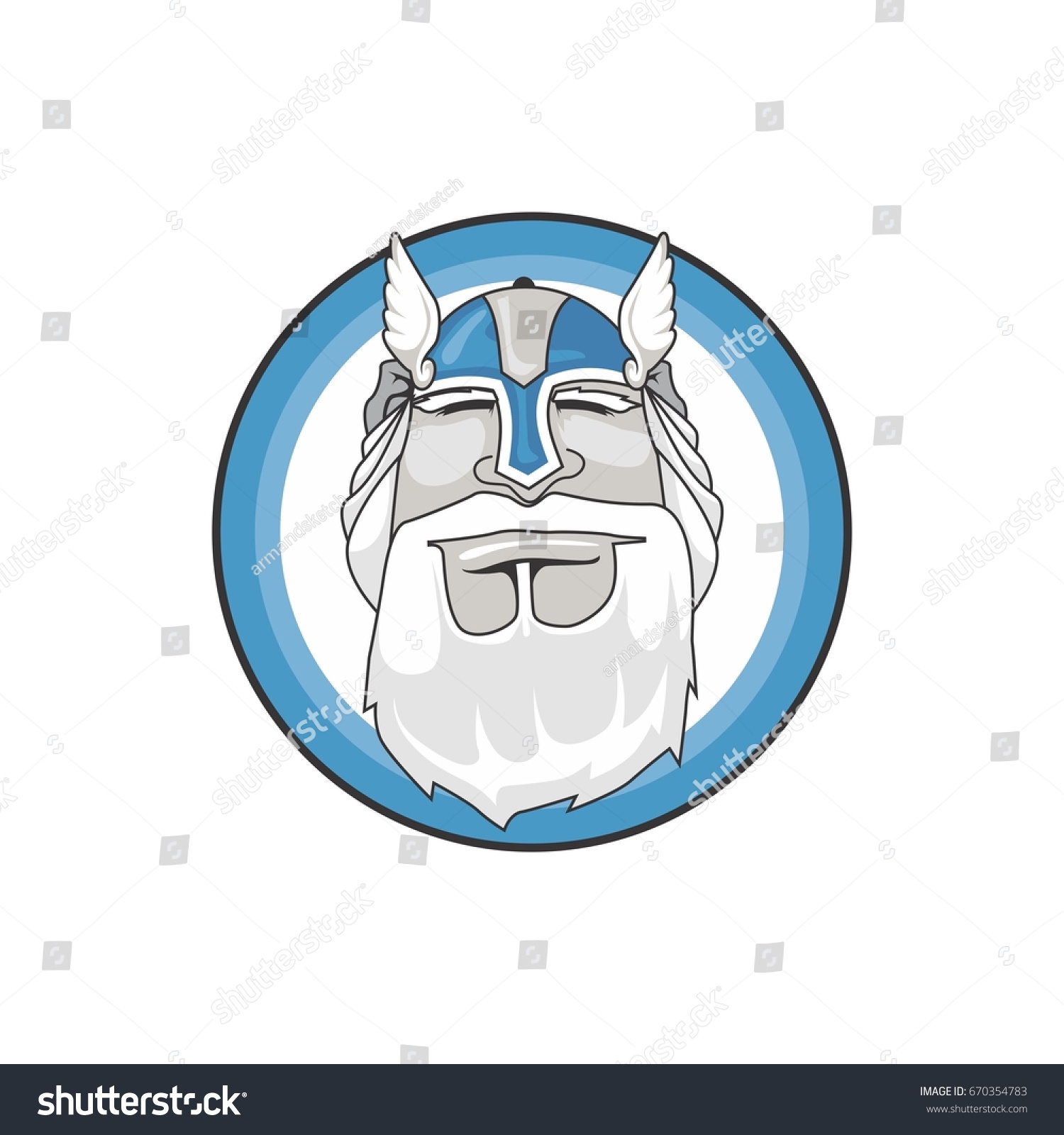 Cartoon Zeus Logo: เวกเตอร์สต็อก (ปลอดค่าลิขสิทธิ์) 670354783 ...