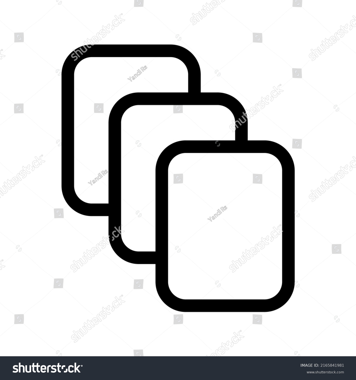 Cascade Icon Vector Symbol Design Illustration Stock Vector (Royalty ...