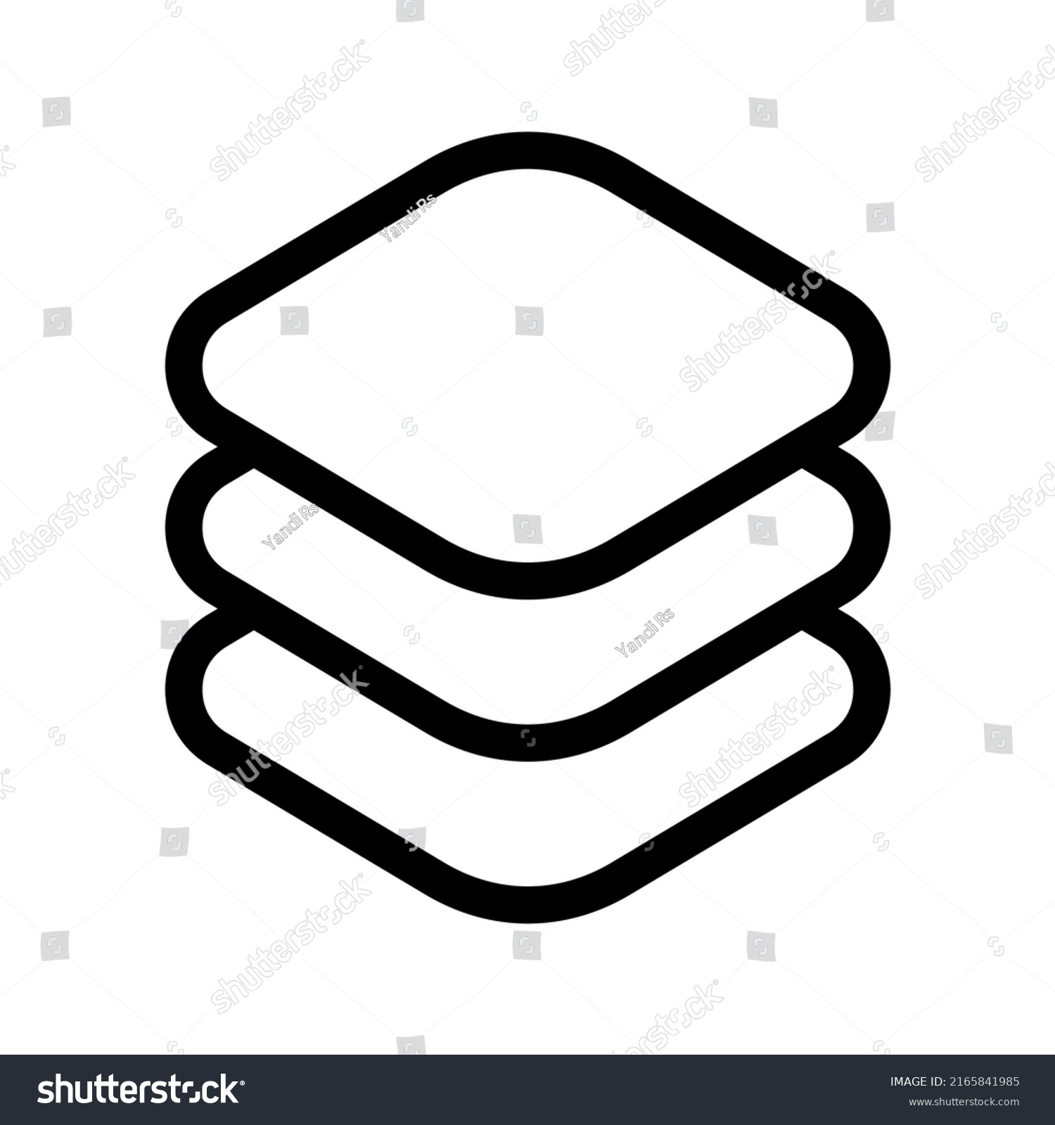 Cascade Icon Vector Symbol Design Illustration Stock Vector (Royalty ...