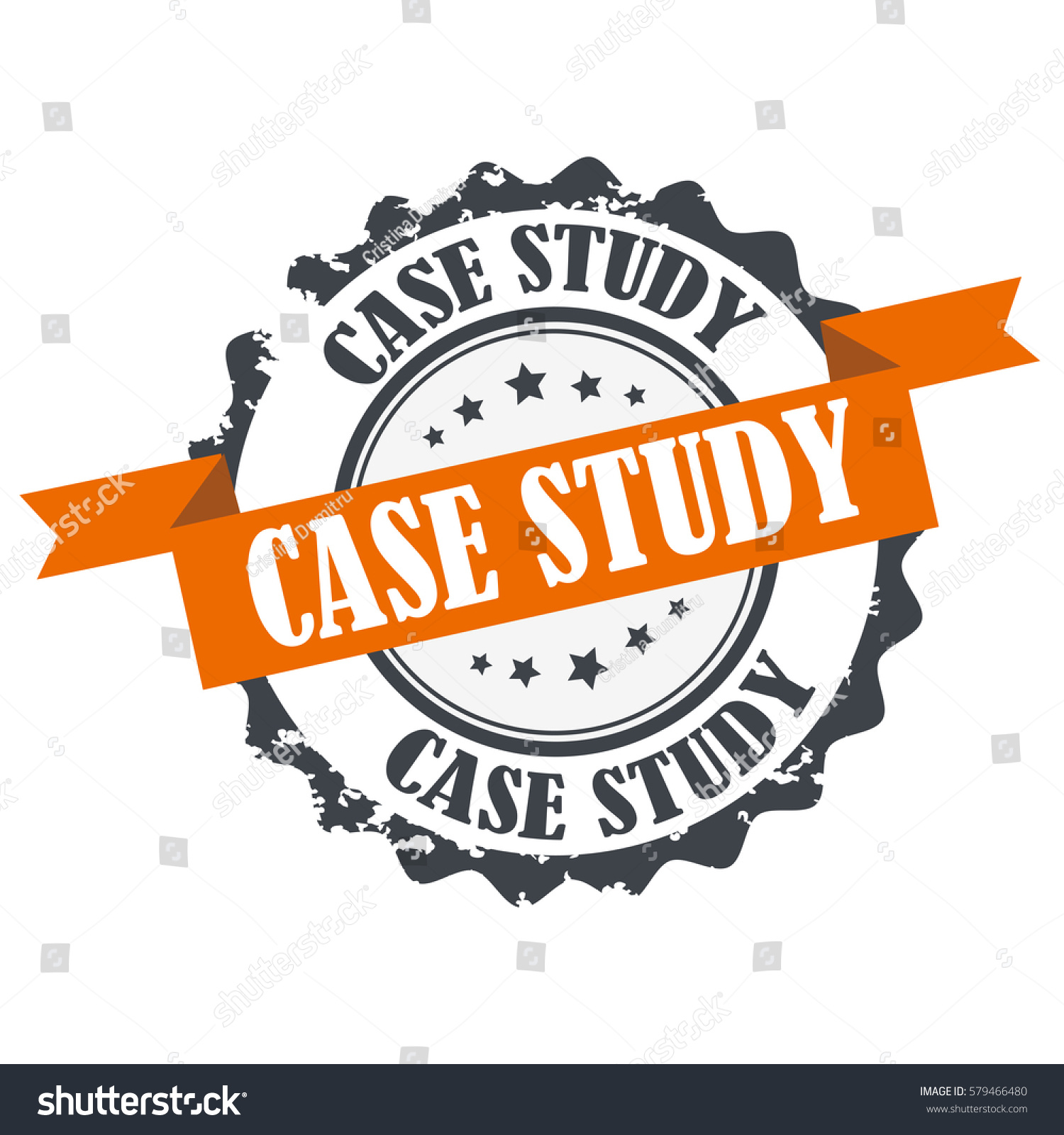 Case Study Stampsignseal Logo: vector de stock (libre de regalías) 579466480