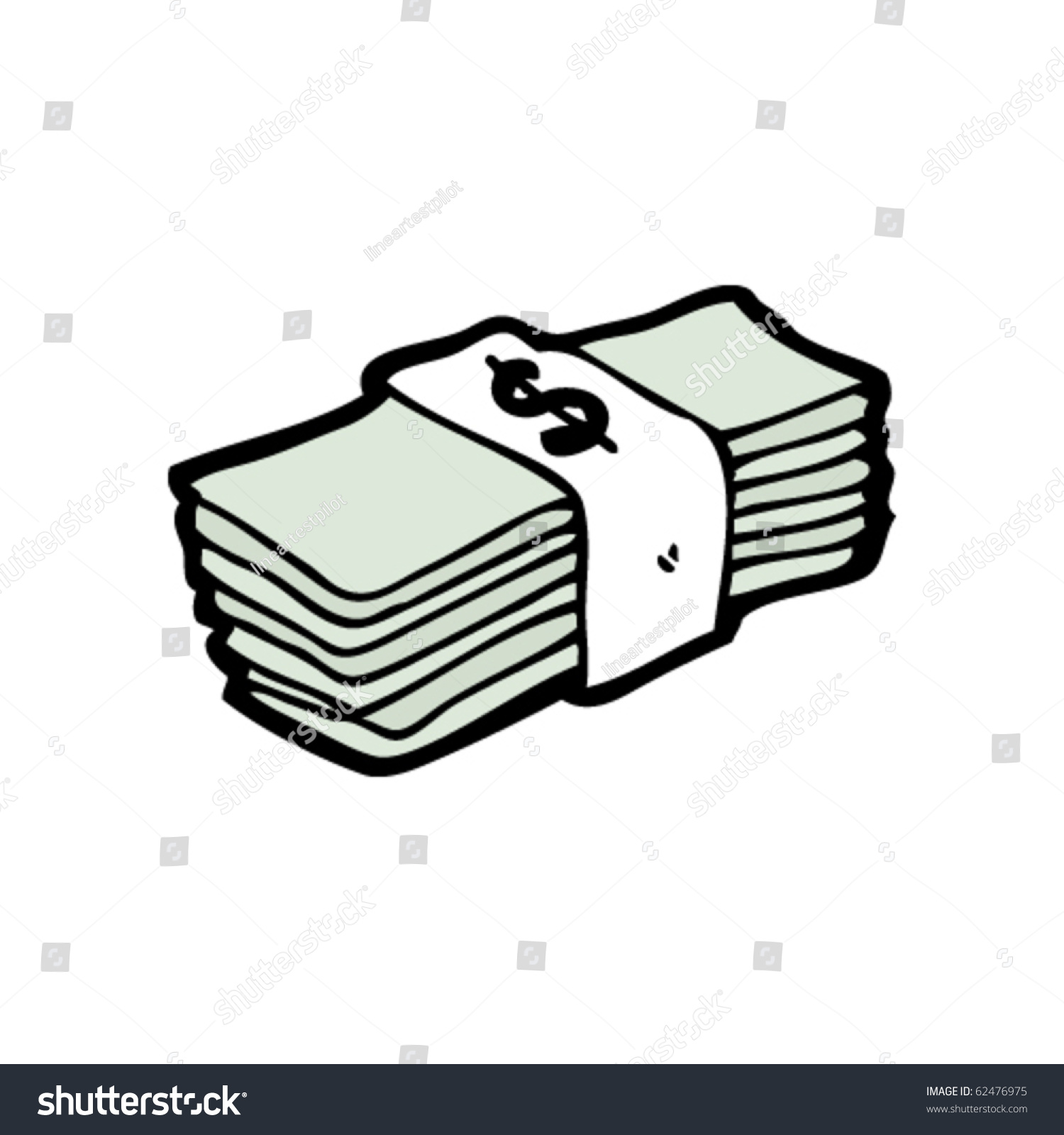 Cash Cartoon Stock Vector (Royalty Free) 62476975 | Shutterstock