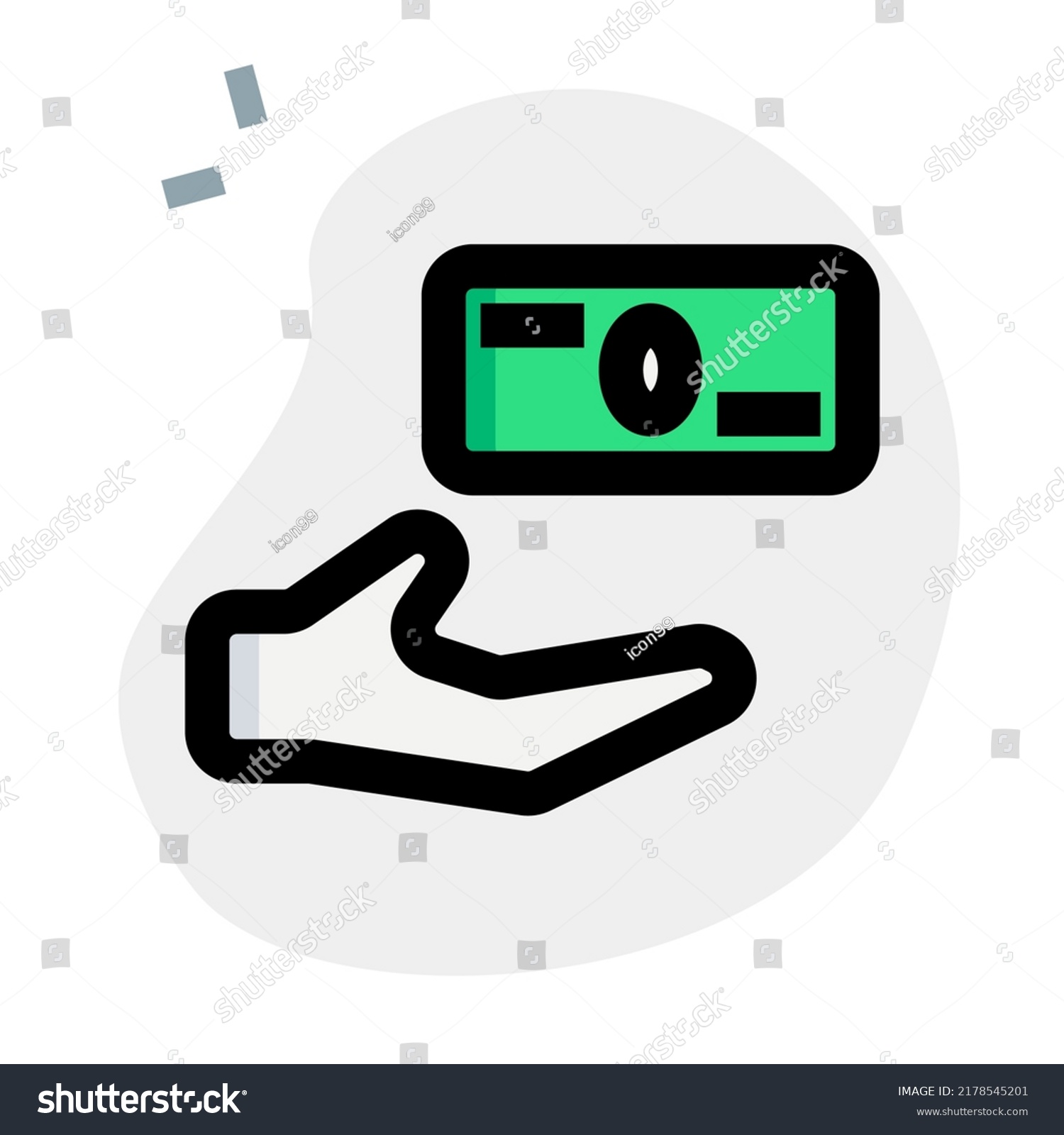 Cash Payment Method Restaurant Expenses Layout Stock Vector (Royalty ...