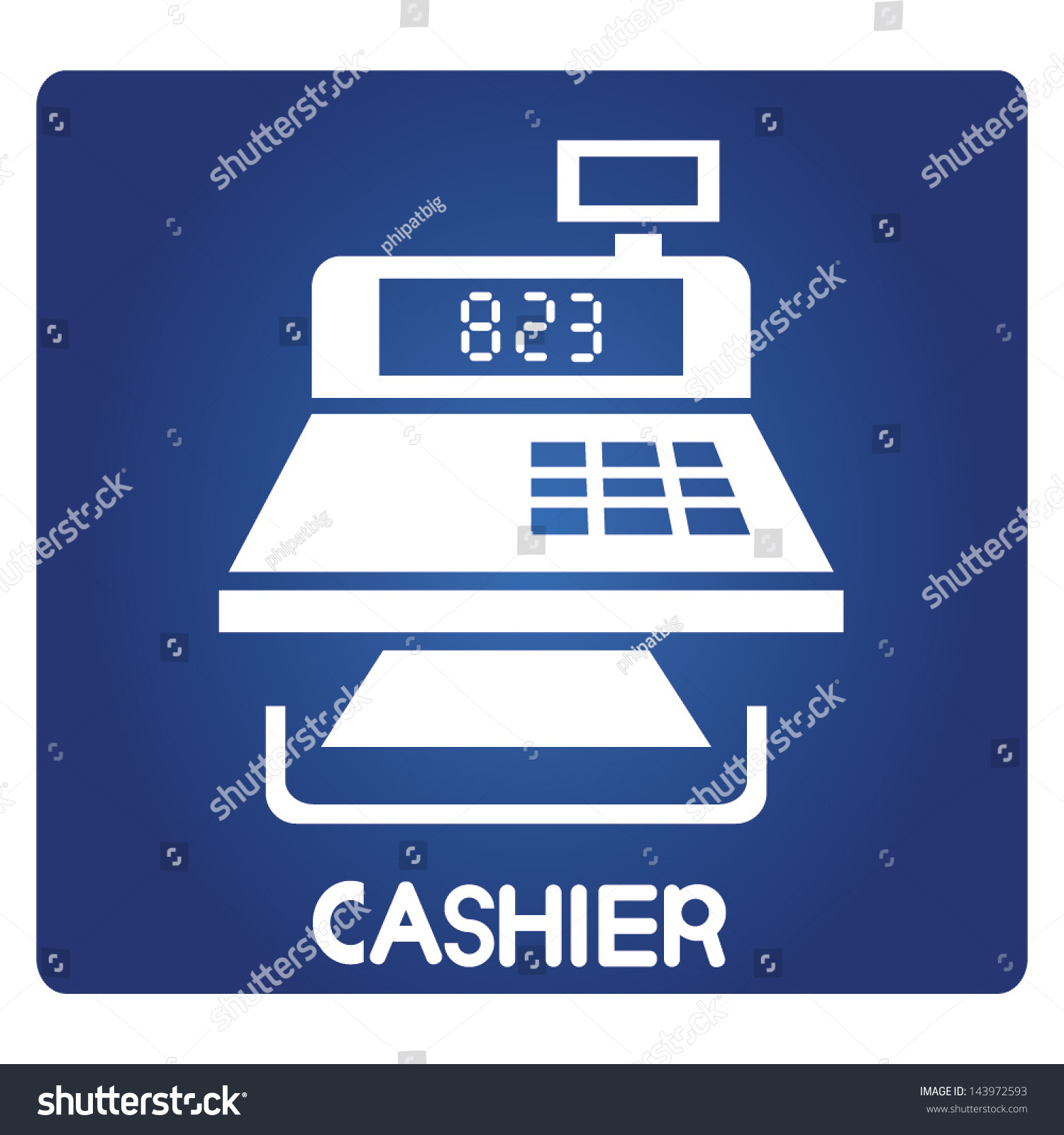 Cashier Symbol Vector: เวกเตอร์สต็อก (ปลอดค่าลิขสิทธิ์) 143972593 ...