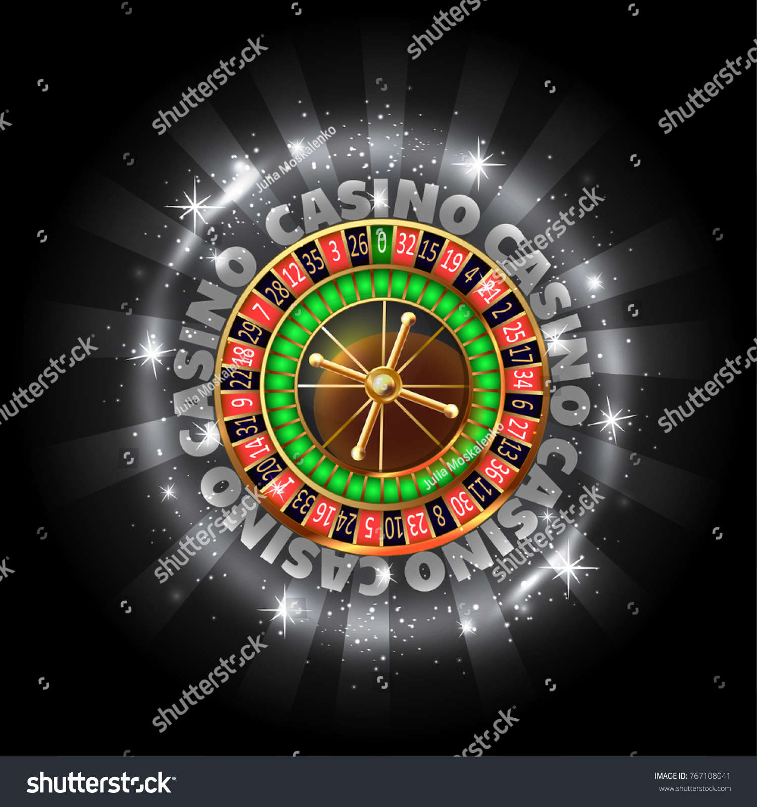 Casino Vector Concept Stock Vector (Royalty Free) 767108041