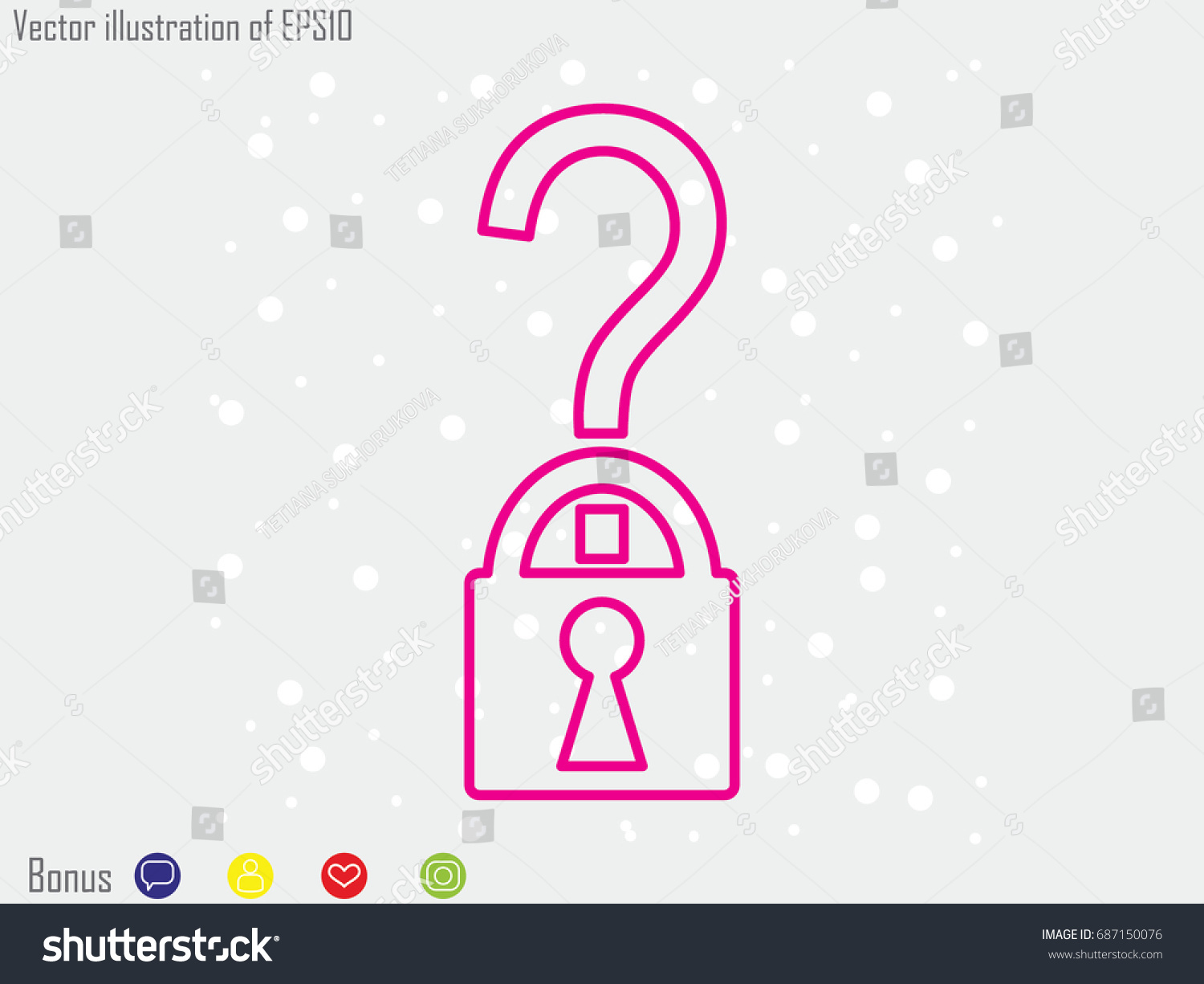 Castle Question Mark Icon Vector Illustration Stock Vector (Royalty ...