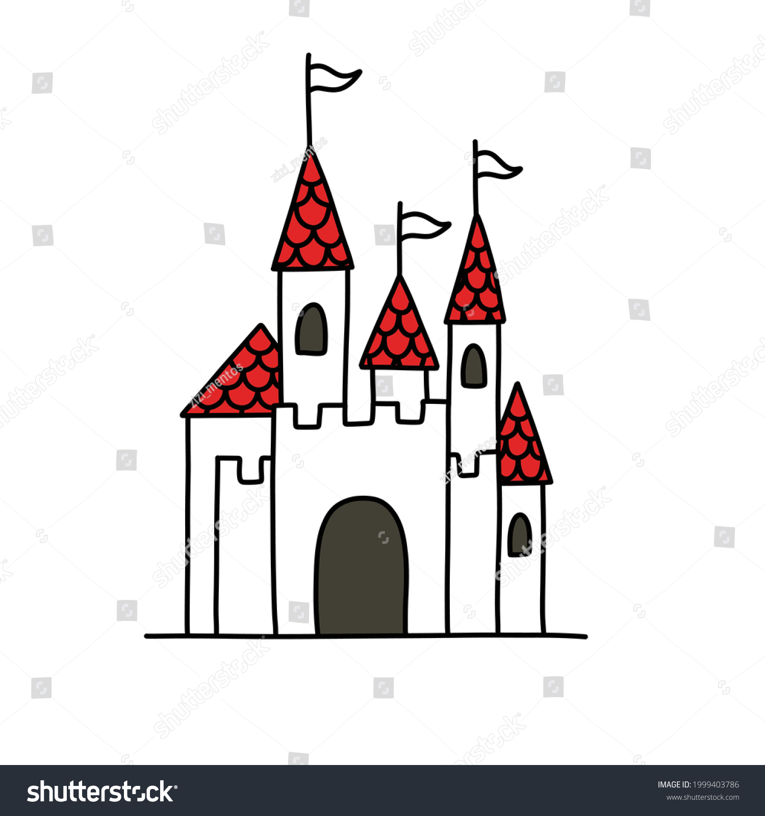 2,154 Fort doodle Images, Stock Photos & Vectors | Shutterstock