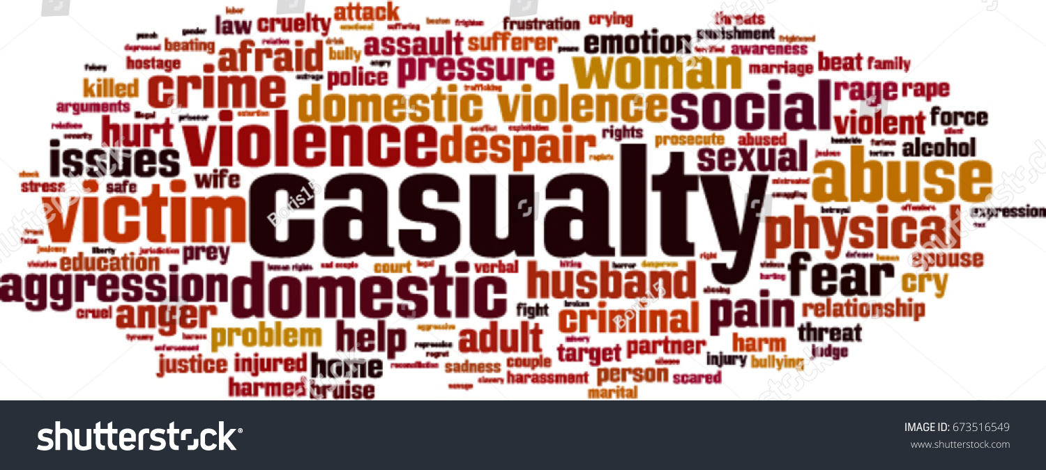 Casualty Word Cloud Concept Vector Illustration Stock Vector (Royalty ...
