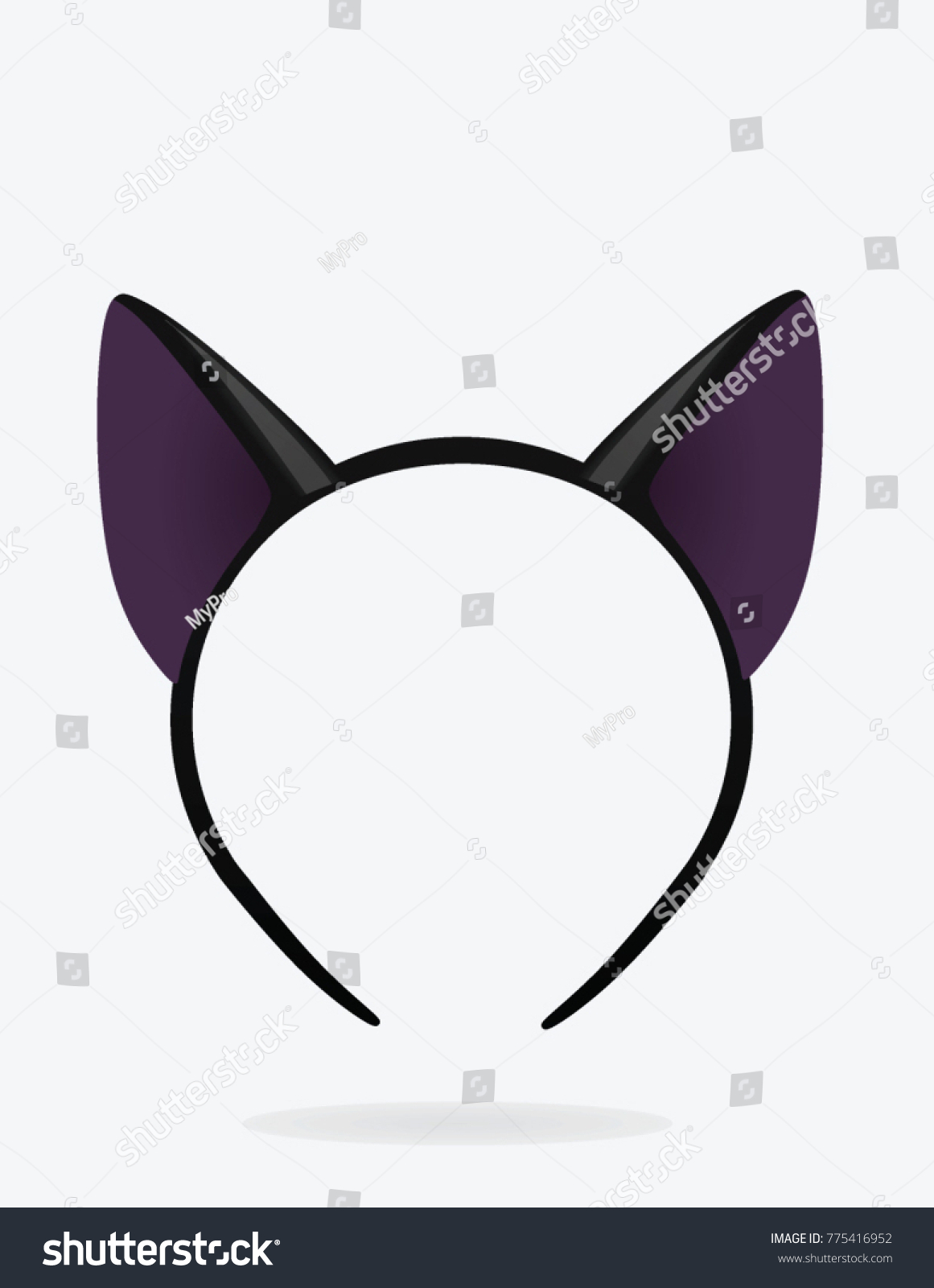 Cat Ears Vector Illustration Stock Vector (Royalty Free) 775416952