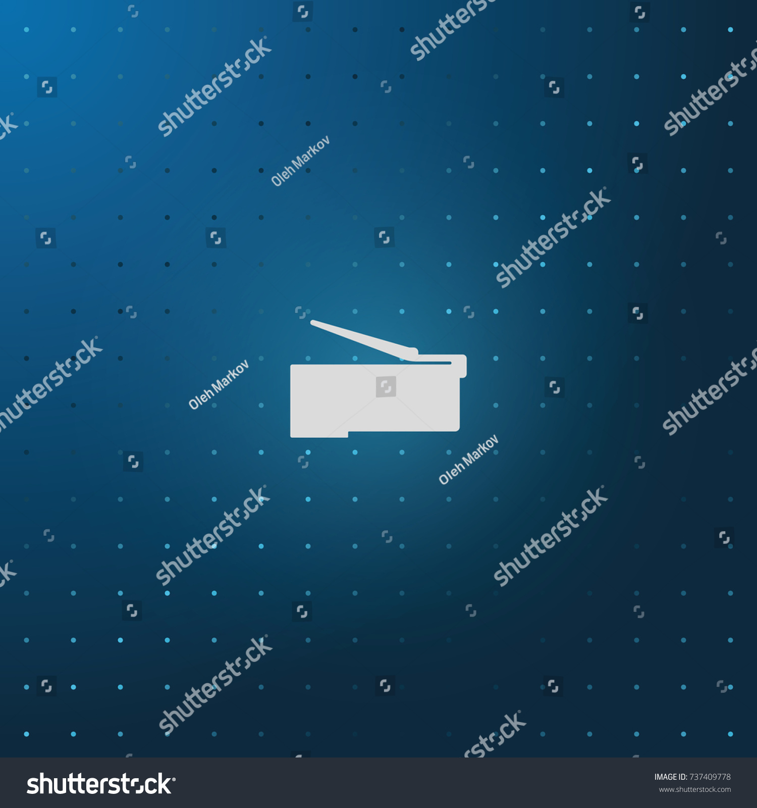 Cat 5 Ethernet Connector Symbol Stock Vector (Royalty Free) 737409778