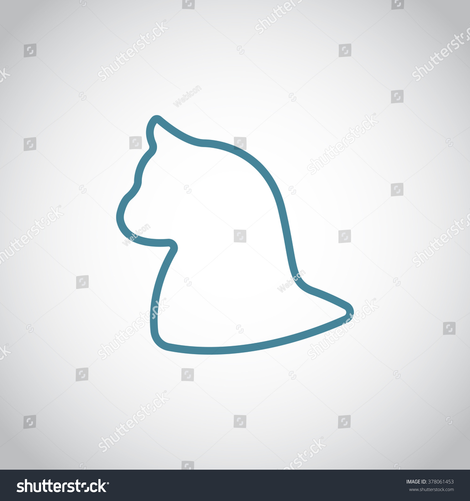 Cat Icon Stock Vector (Royalty Free) 378061453 | Shutterstock