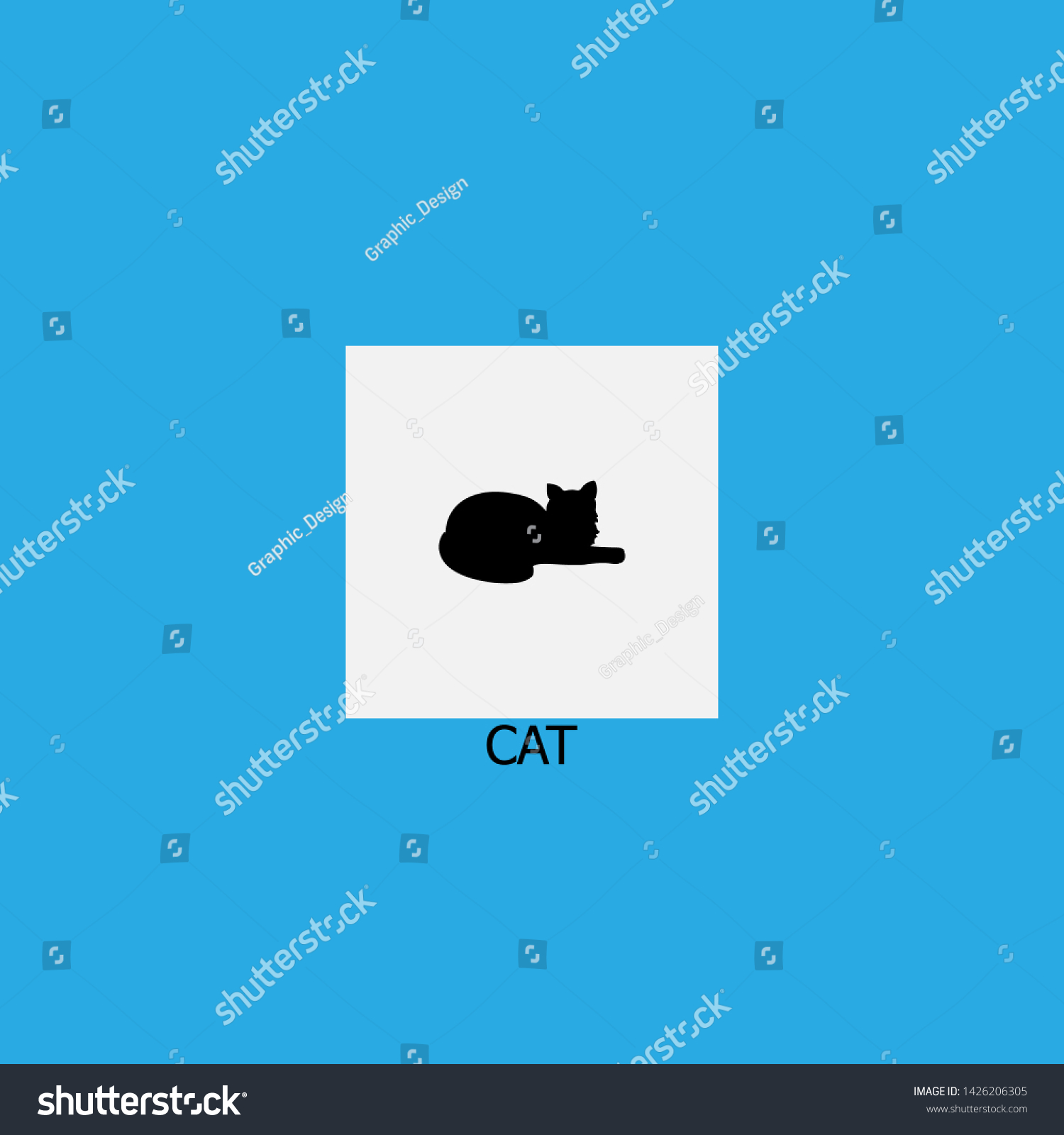 Cat Icon Sign Signifier Vector Stock Vector (Royalty Free) 1426206305 ...
