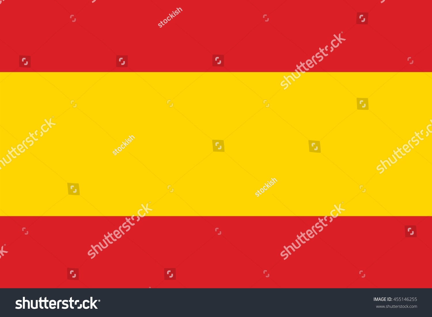 Catalonia Flag Logo Vector: vector de stock (libre de regalías) 455146255
