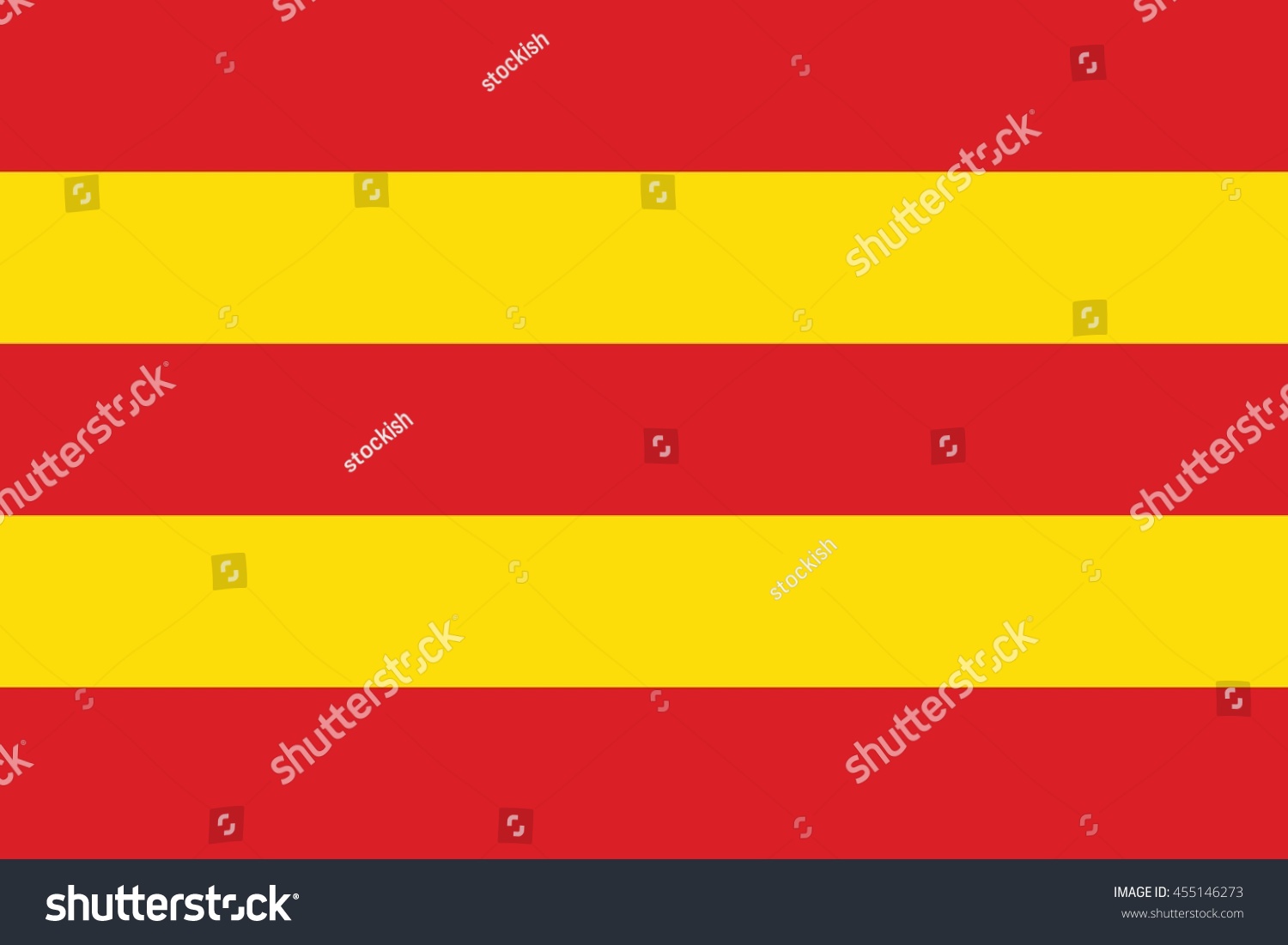 Catalonia Flag Logo Vector: vector de stock (libre de regalías ...