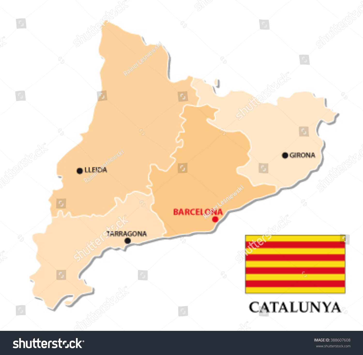 641 Catalunya map: immagini, foto stock e grafica vettoriale | Shutterstock