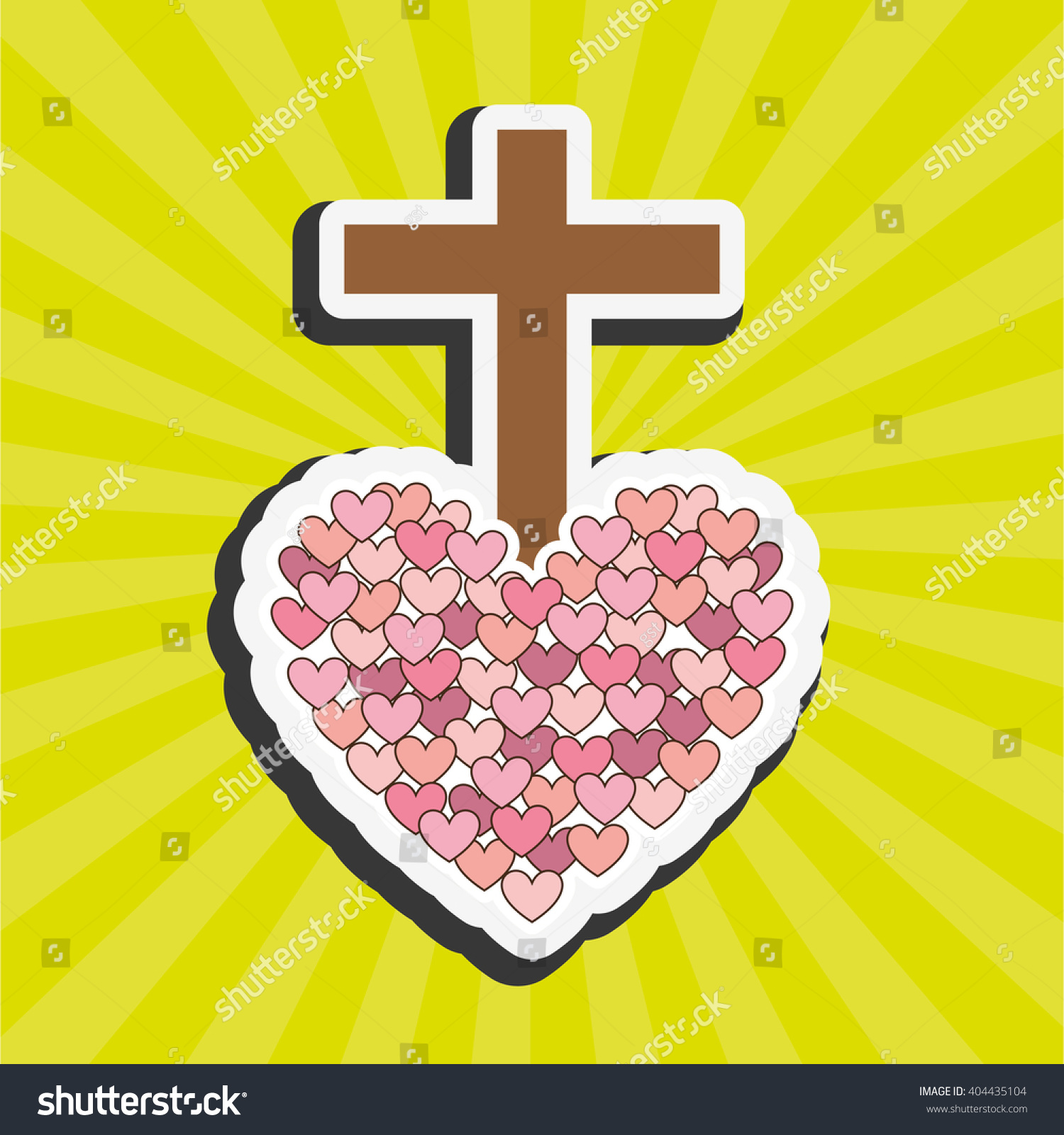 Catholic Icon Design Stock Vector (Royalty Free) 404435104 | Shutterstock
