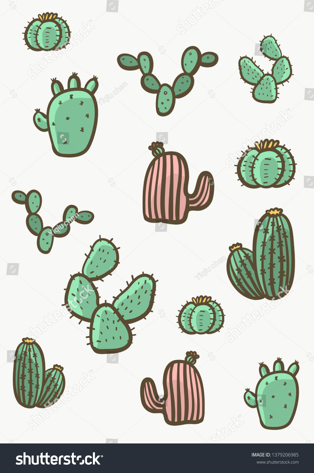 Catus Illustrationicon Vector Stock Vector (Royalty Free) 1379206985