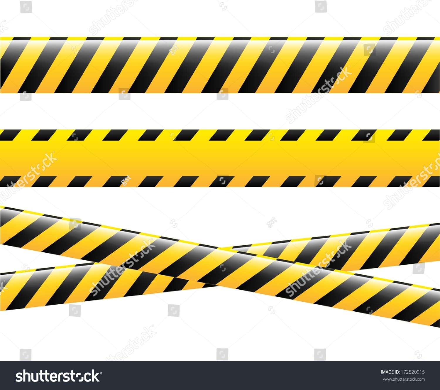 Caution Design Over White Background Vector: เวกเตอร์สต็อก (ปลอดค่า ...