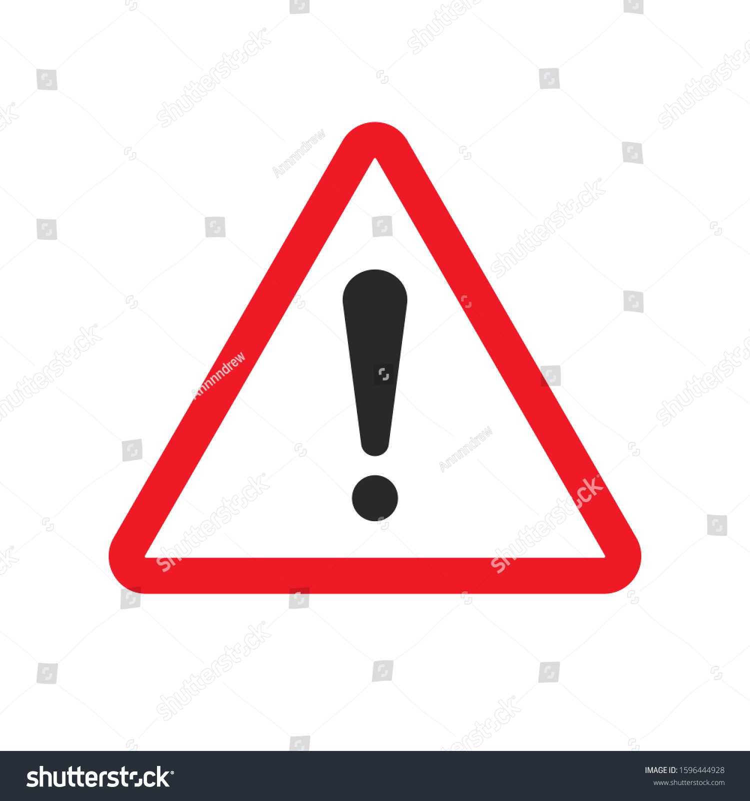 Caution Warning Sign Message Editable Triangle: เวกเตอร์สต็อก (ปลอดค่า ...