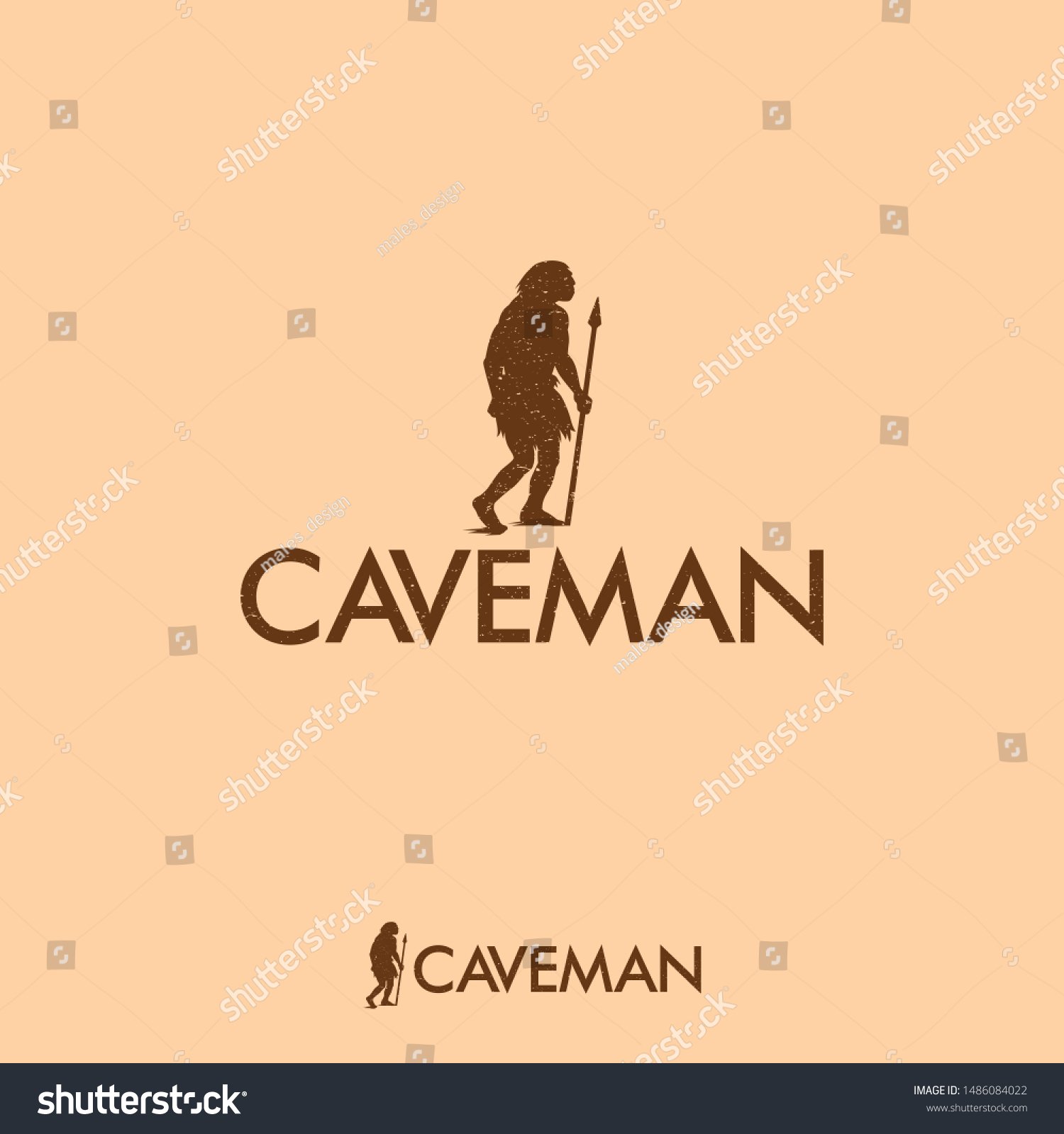 1,692 Caveman logo Stock Illustrations, Images & Vectors | Shutterstock