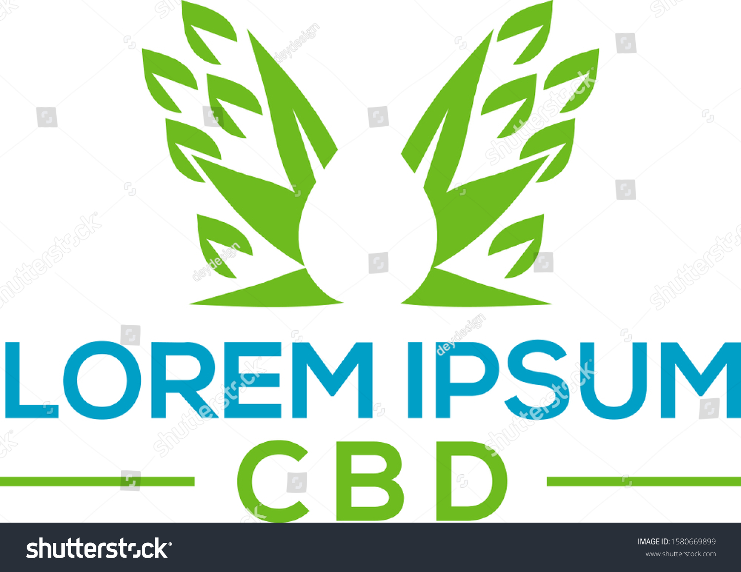 Cbd Oil Logo Vector Design Template Stock Vector (Royalty Free ...