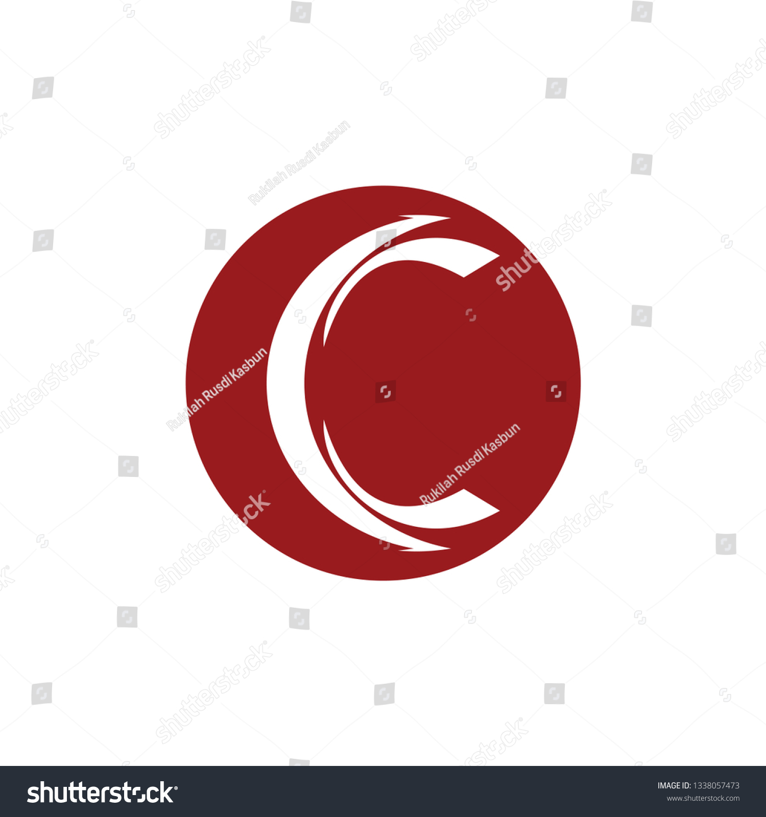 Cc Letter Vector Logo Stock Vector (Royalty Free) 1338057473 | Shutterstock