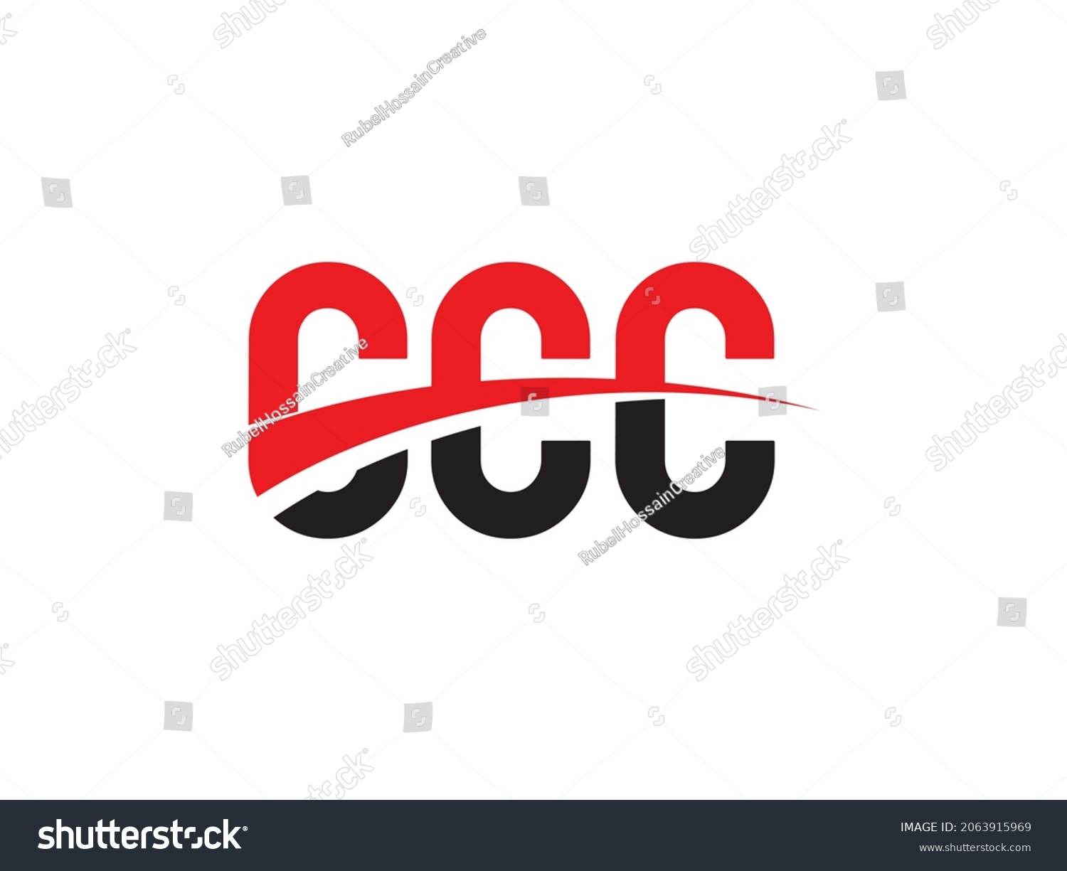 Ccc Letter Initial Logo Design Vector Stock Vector (Royalty Free ...