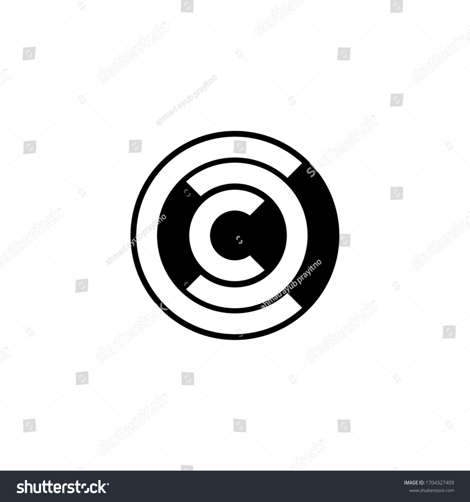 Ccc Letter Original Monogram Logo Design: vetor stock (livre de ...