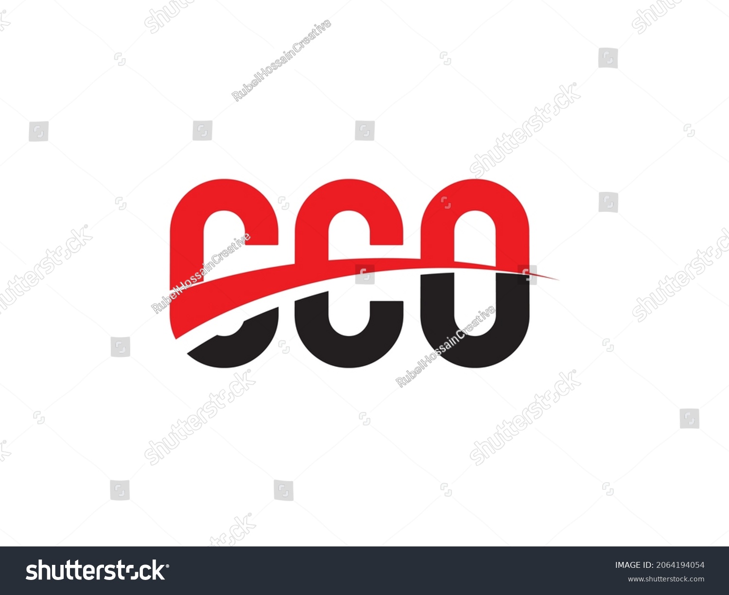 Cco Letter Initial Logo Design Vector Stock Vector (Royalty Free ...