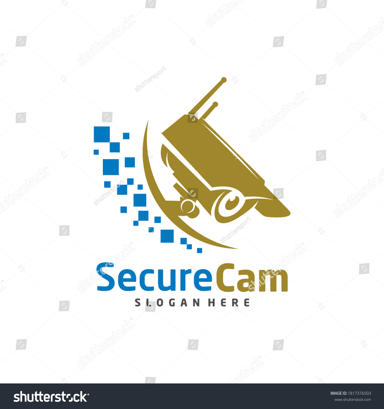 Cctv Camera Logo Design Vector Template Stock Vector (Royalty Free ...