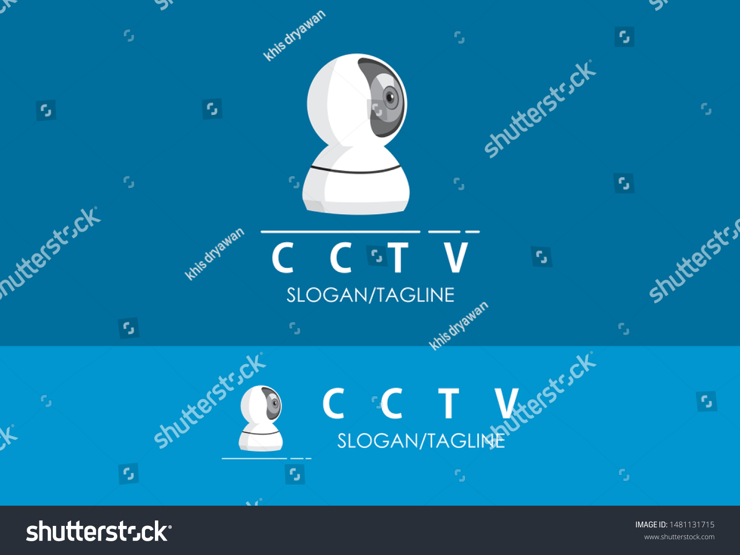 Cctv Camera Logo Template Design Vector Stock Vector (Royalty Free ...